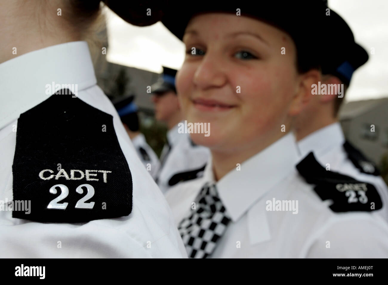 young male and female Police cadets from Grampian Police based in ...