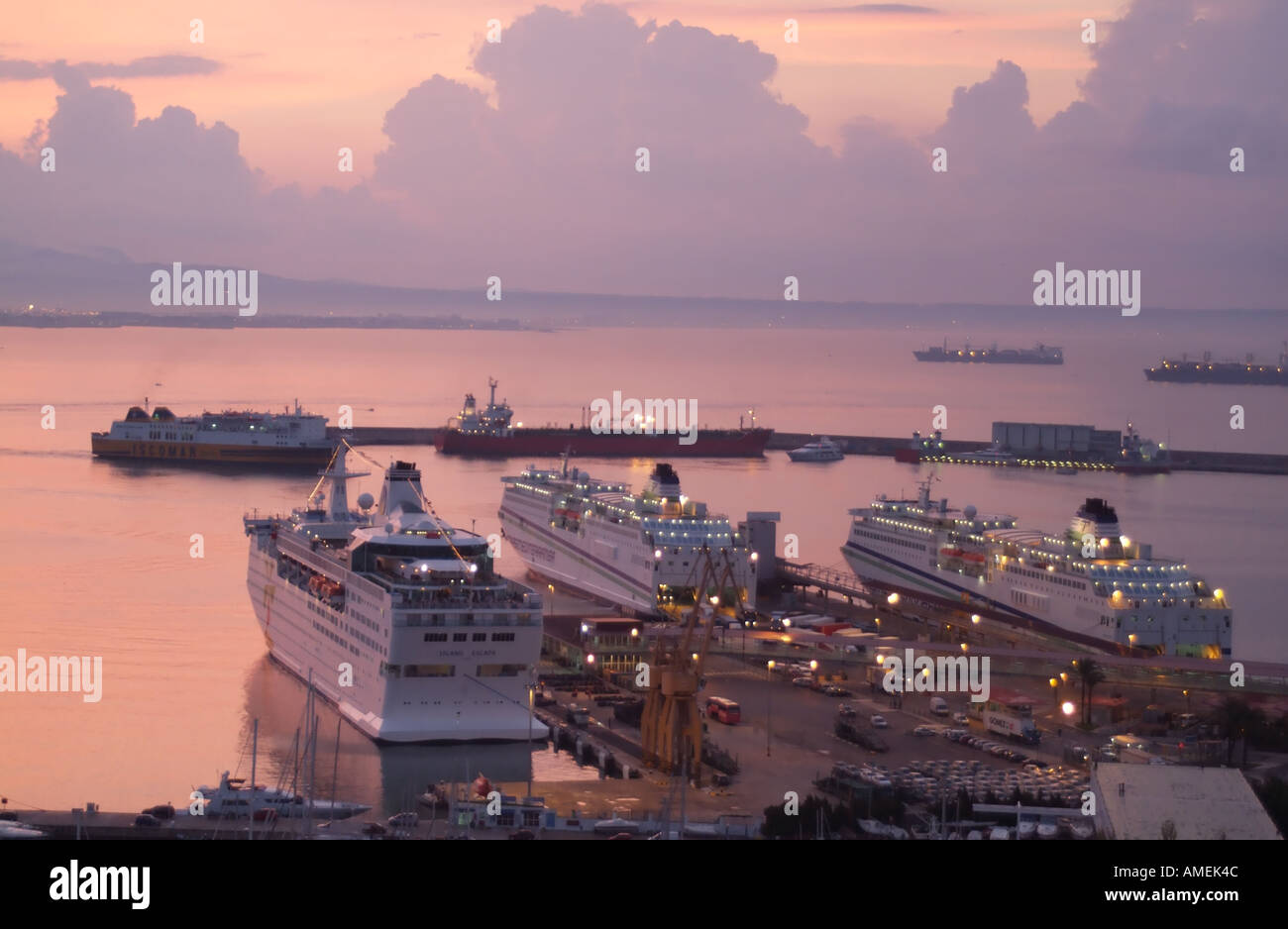 Aerial view spanish docks High Resolution Stock Photography and Images ...