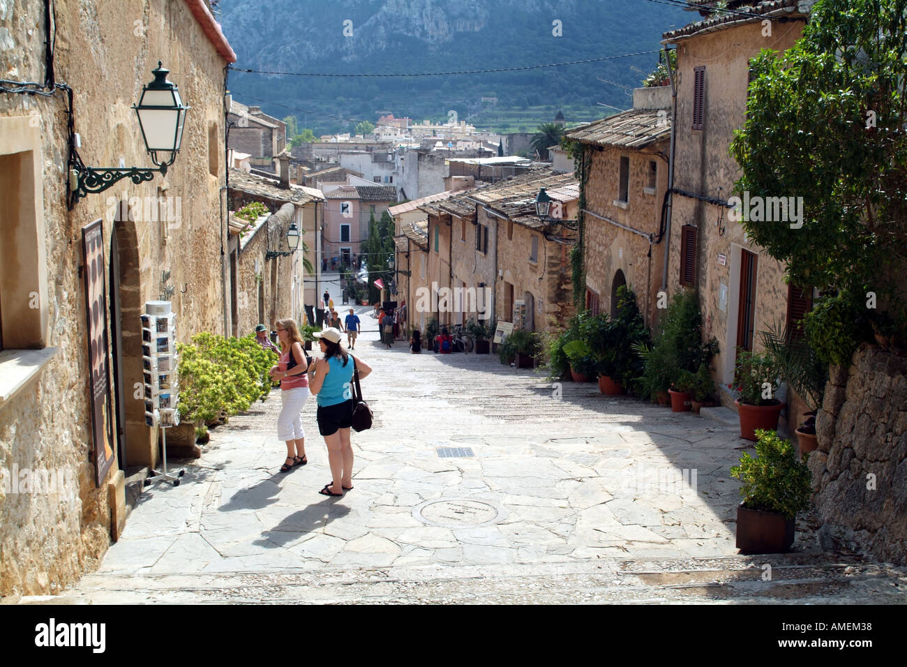 Pollensa inland town mallorca balearic hi-res stock photography and ...