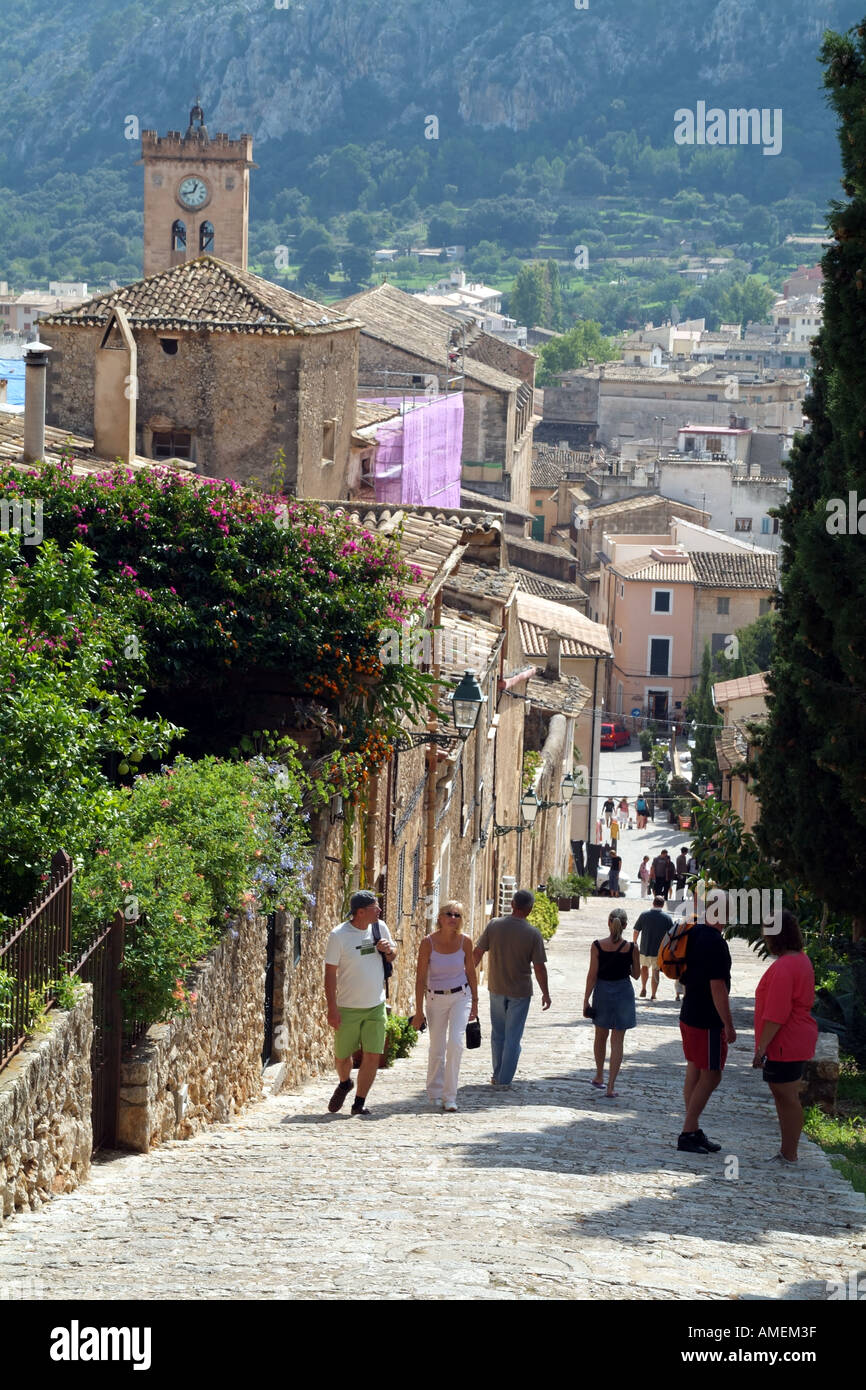 Pollensa inland town mallorca balearic hi-res stock photography and ...