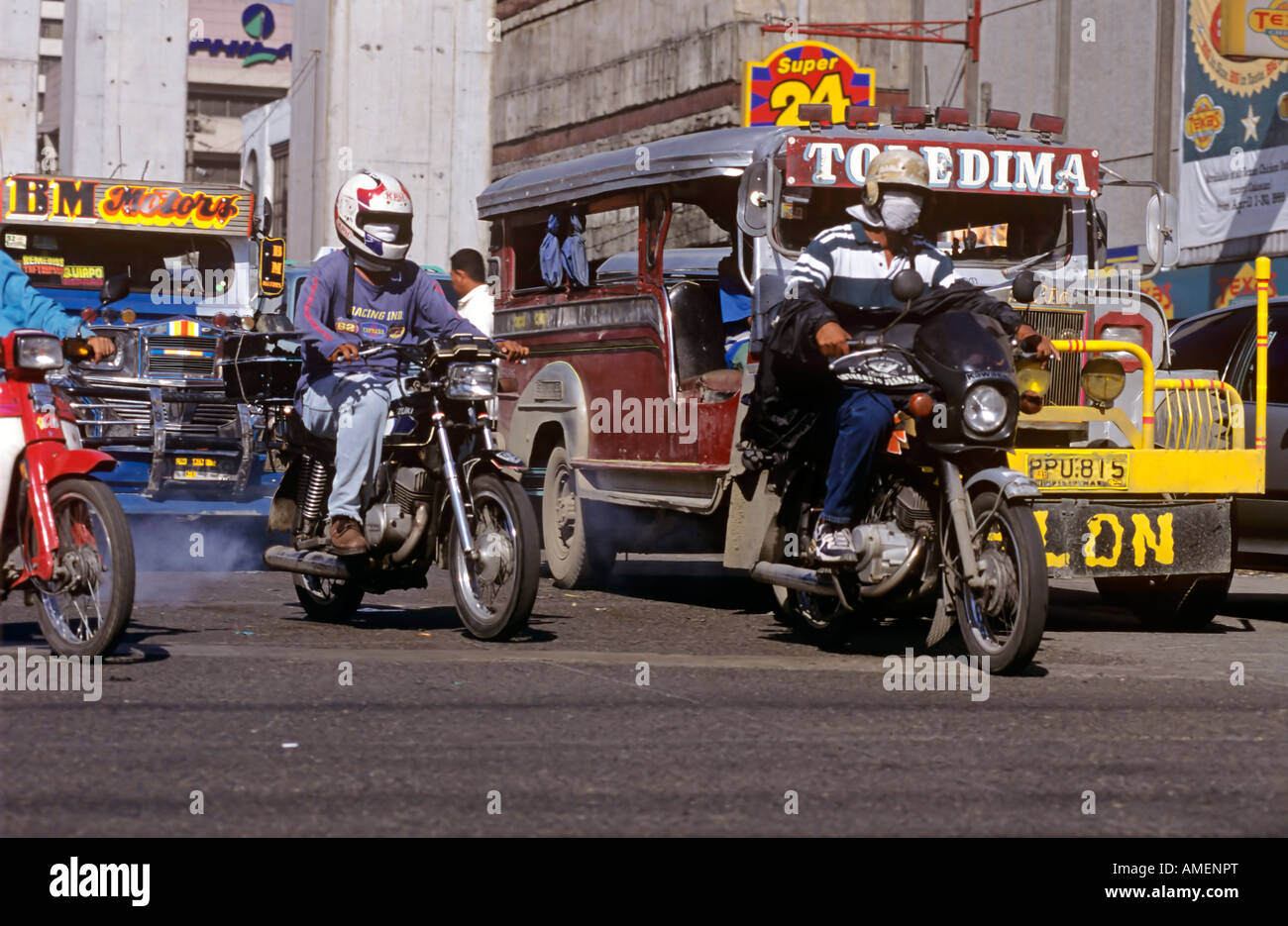 Manila traffic Philippines Stock Photo - Alamy