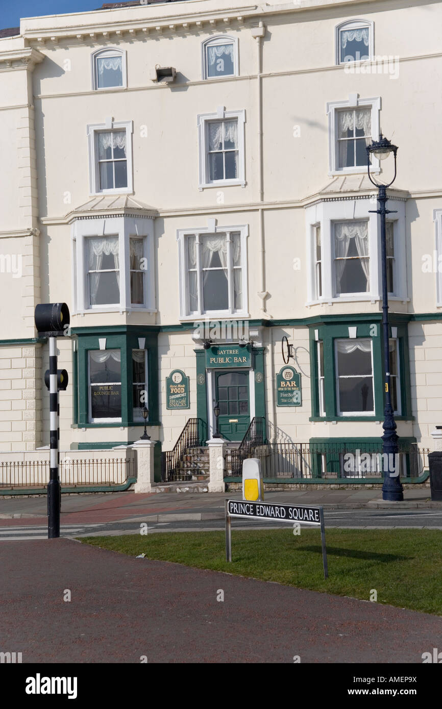 Prince Edward Square and Baytree Bar in Llandudno, North Wales, United ...
