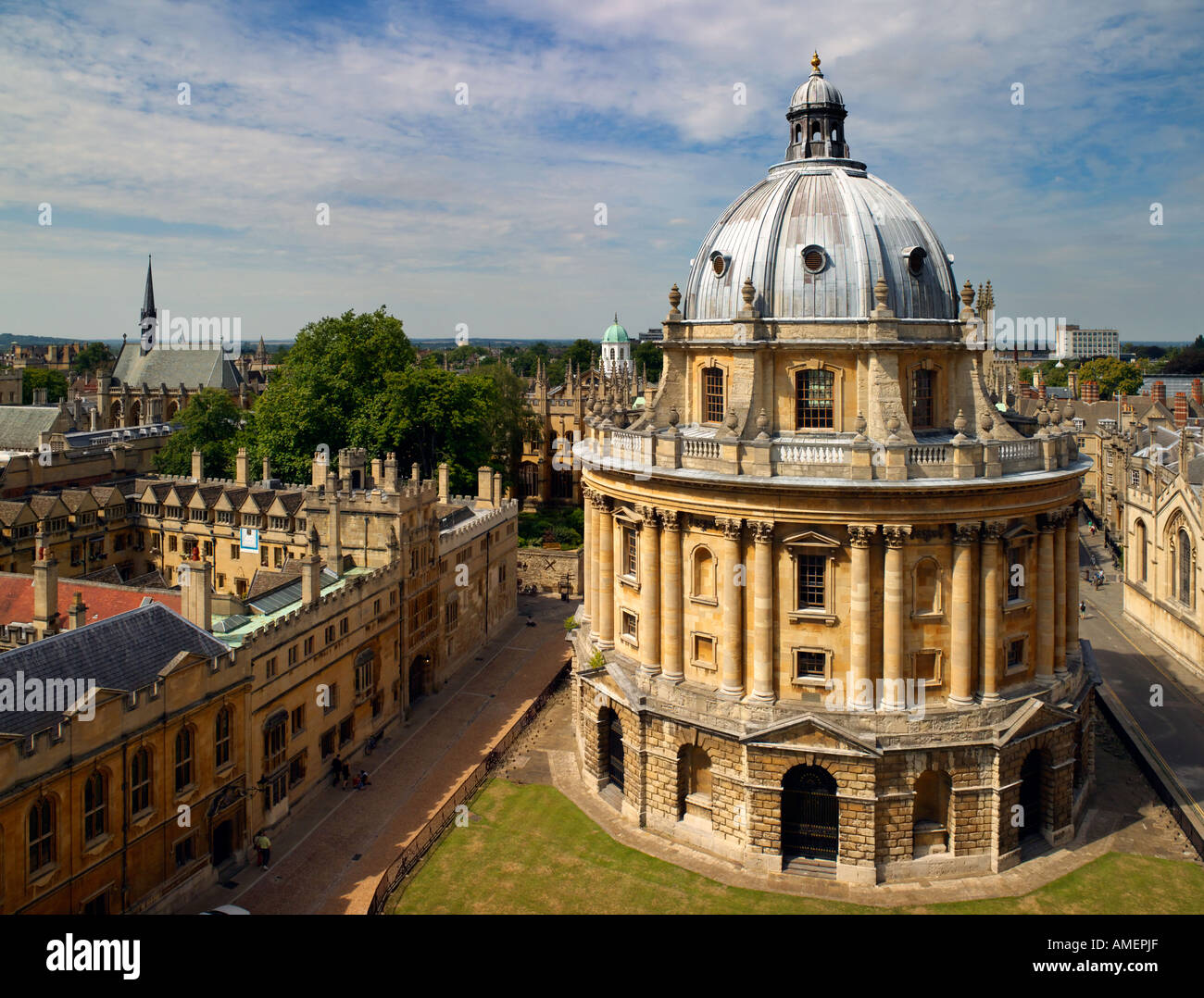 Aerial view of the Radcliffe Camera Oxford, taken in 2006 Stock Photo ...