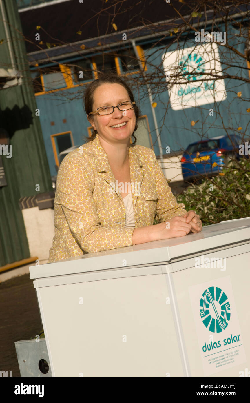 Cath Peasley of DULAS ENGINEERING Dyfi Eco park Machynlleth Powys Wales ...