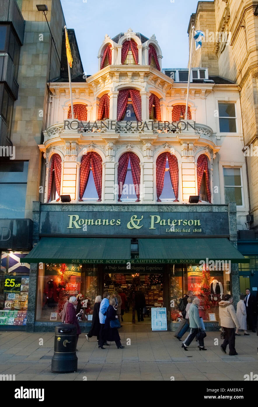 Romanes and Paterson tea room Edinburgh Stock Photo - Alamy