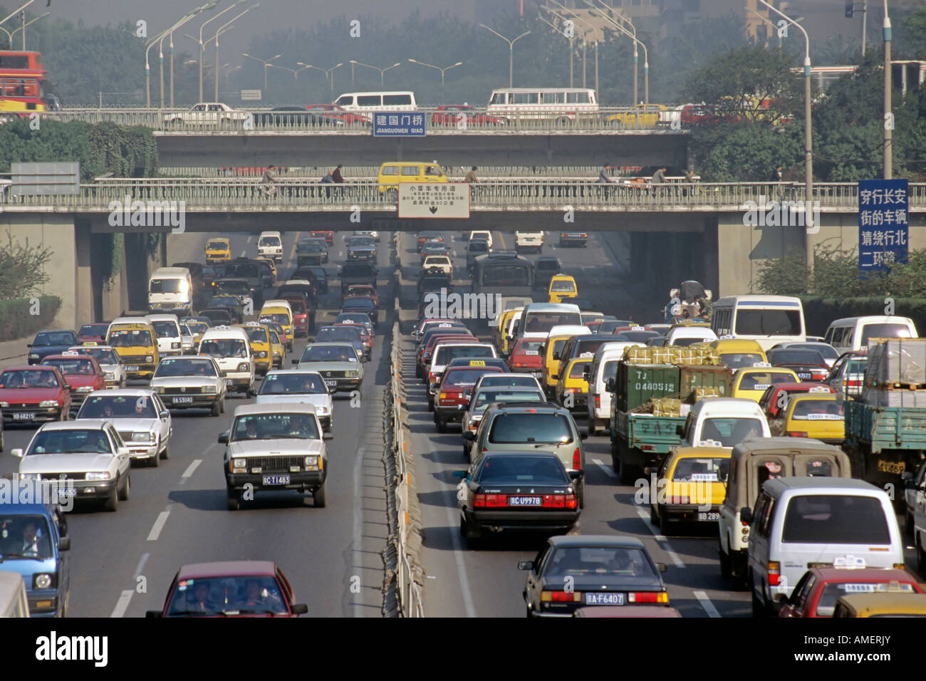 Beijing traffic China Stock Photo - Alamy