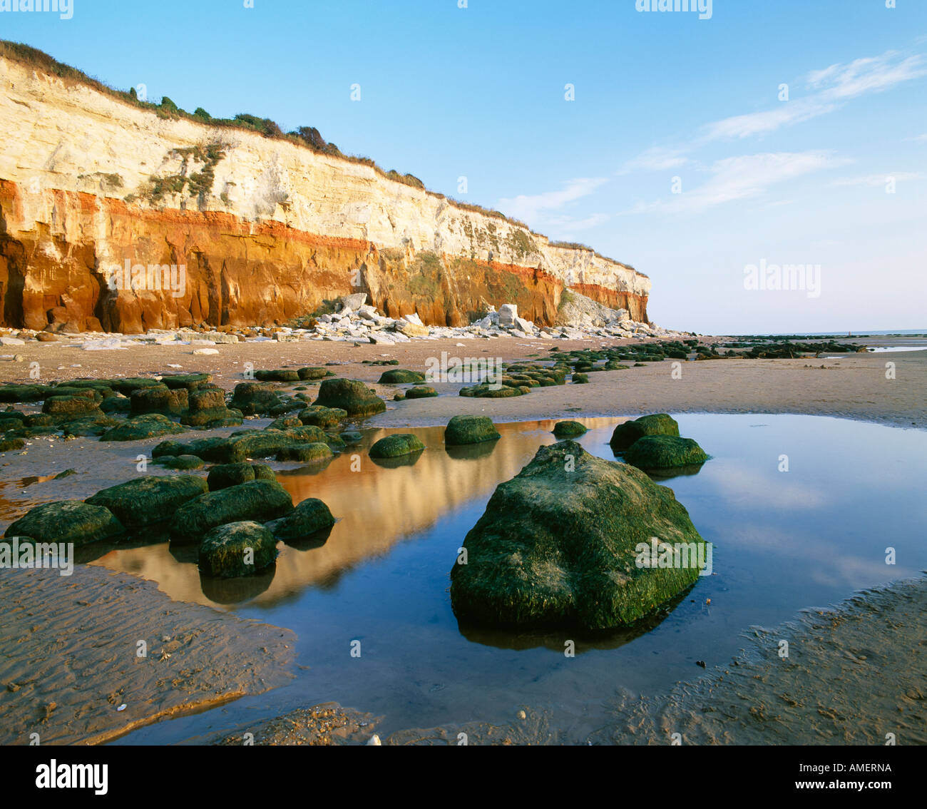 View of Cliffs at Hunstanton Stock Photo - Alamy