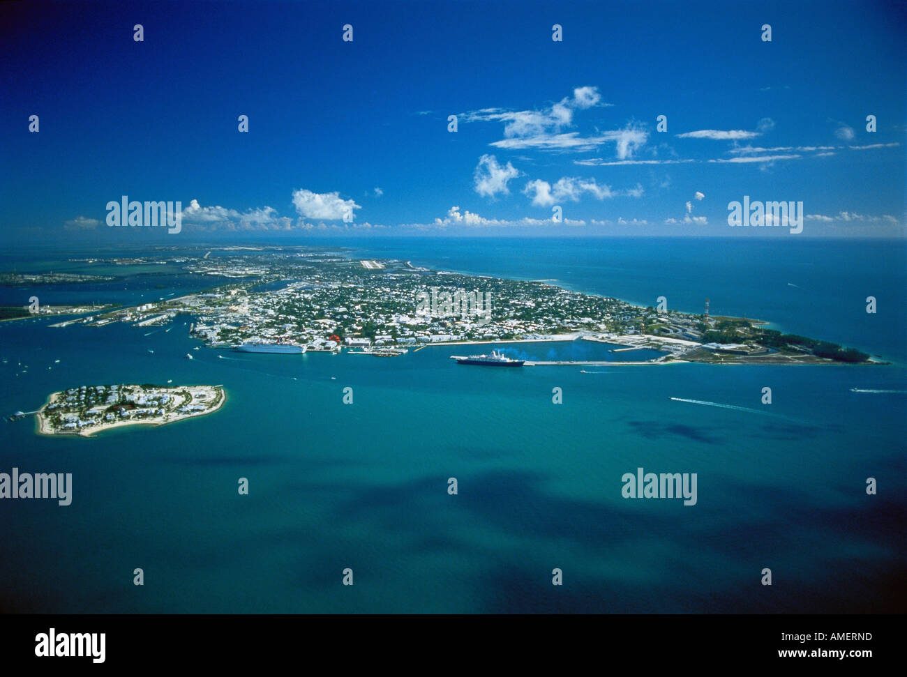 Aerial View of Key West Florida, USA Stock Photo - Alamy