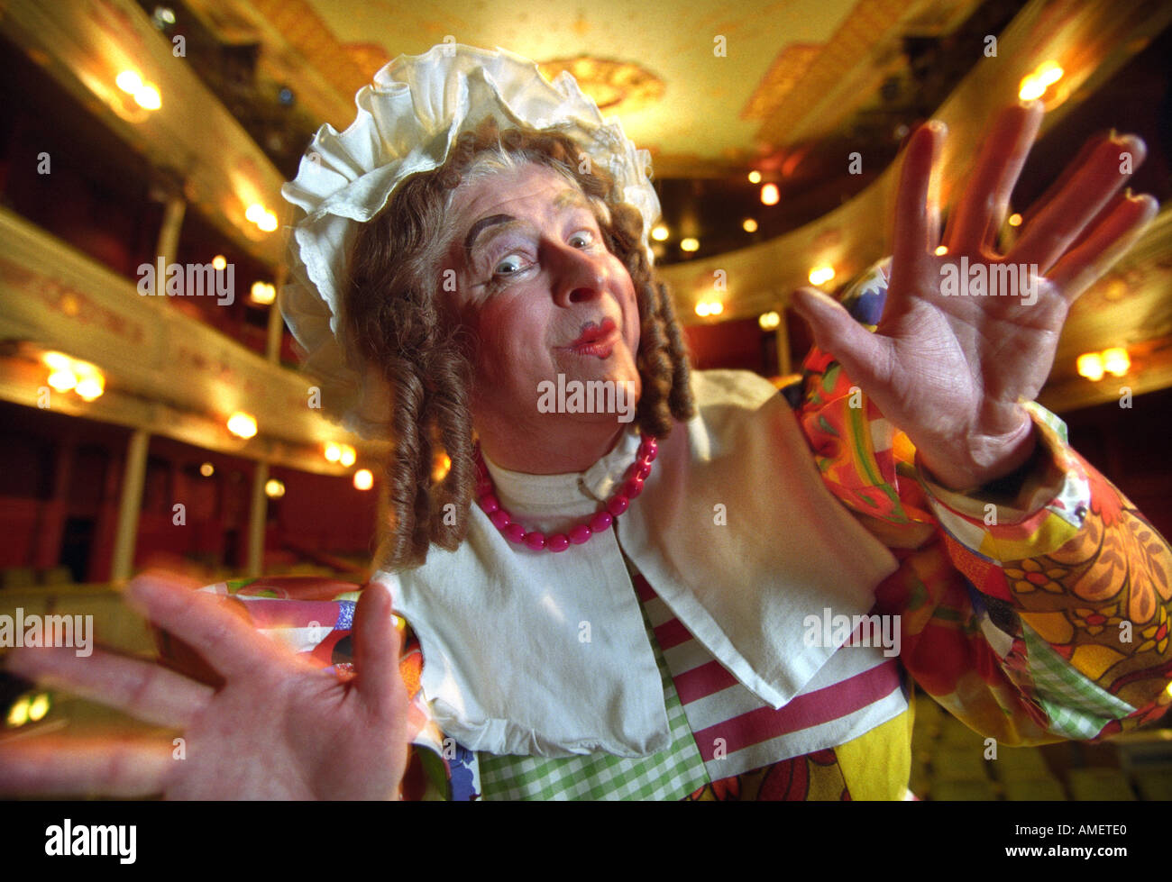 Traditional pantomime performer hi-res stock photography and images - Alamy