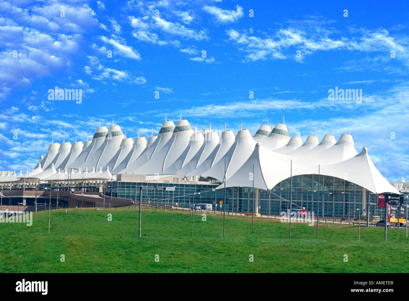 Exterior Shot of Denver International Airport Stock Photo - Alamy