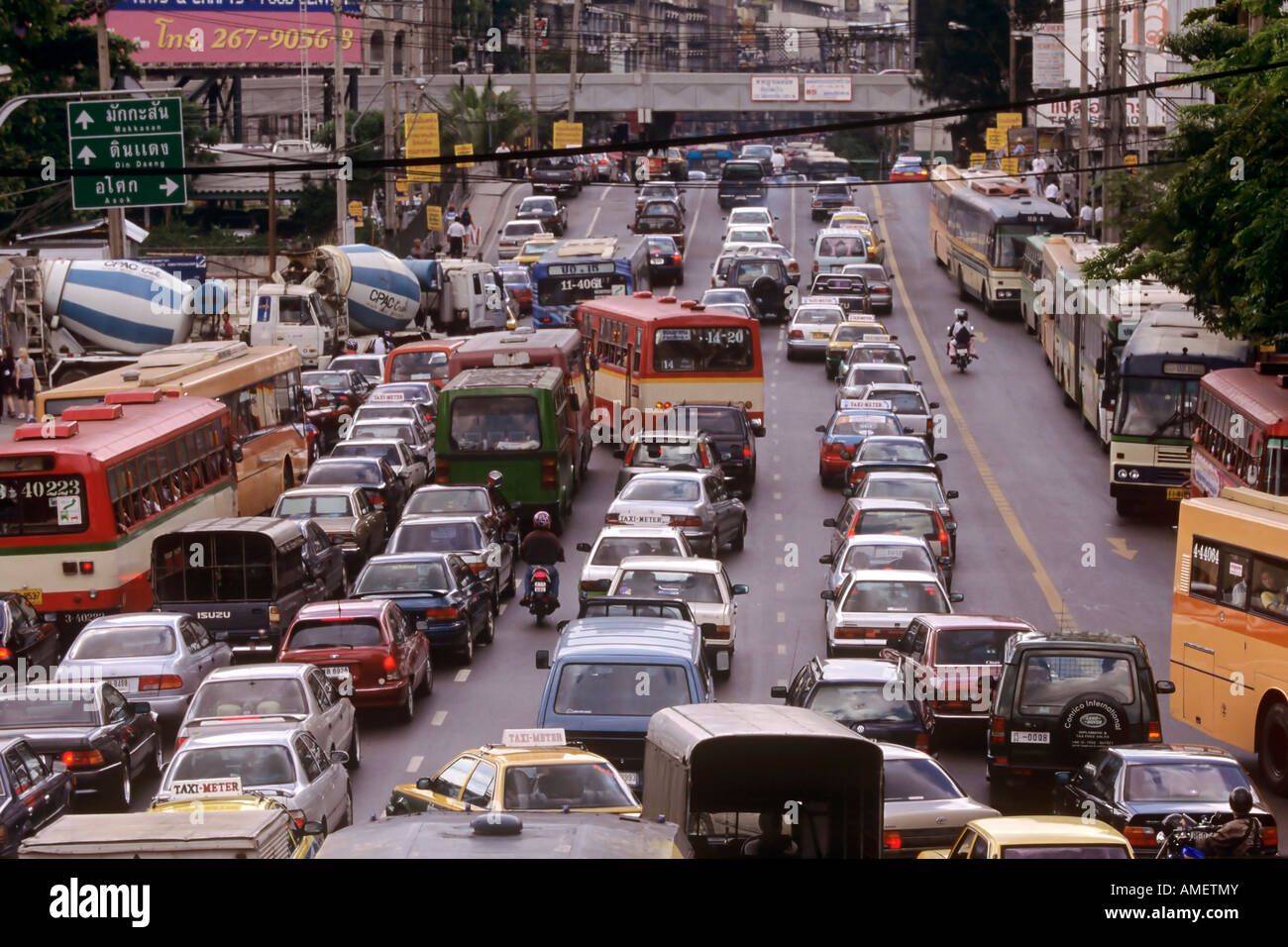 Bangkok traffic Thailand Stock Photo - Alamy