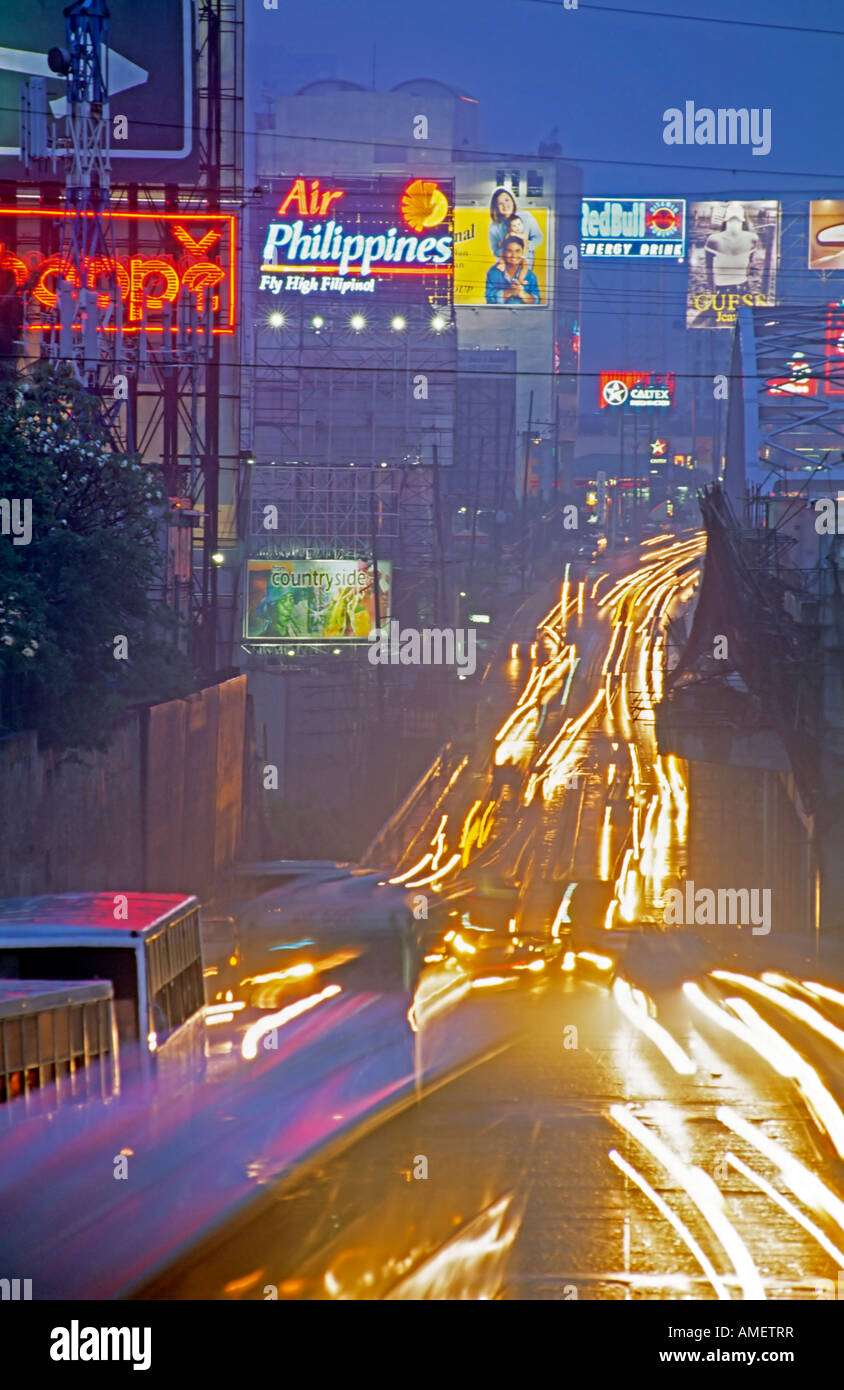 Traffic jam Manila Philippines Stock Photo - Alamy