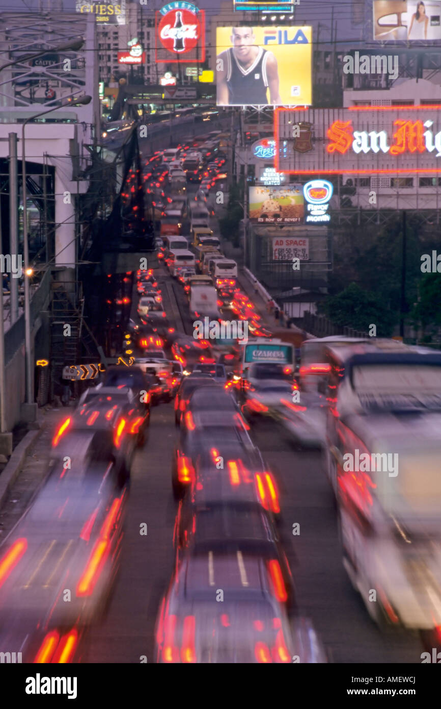 Traffic jam Manila Philippines Stock Photo - Alamy