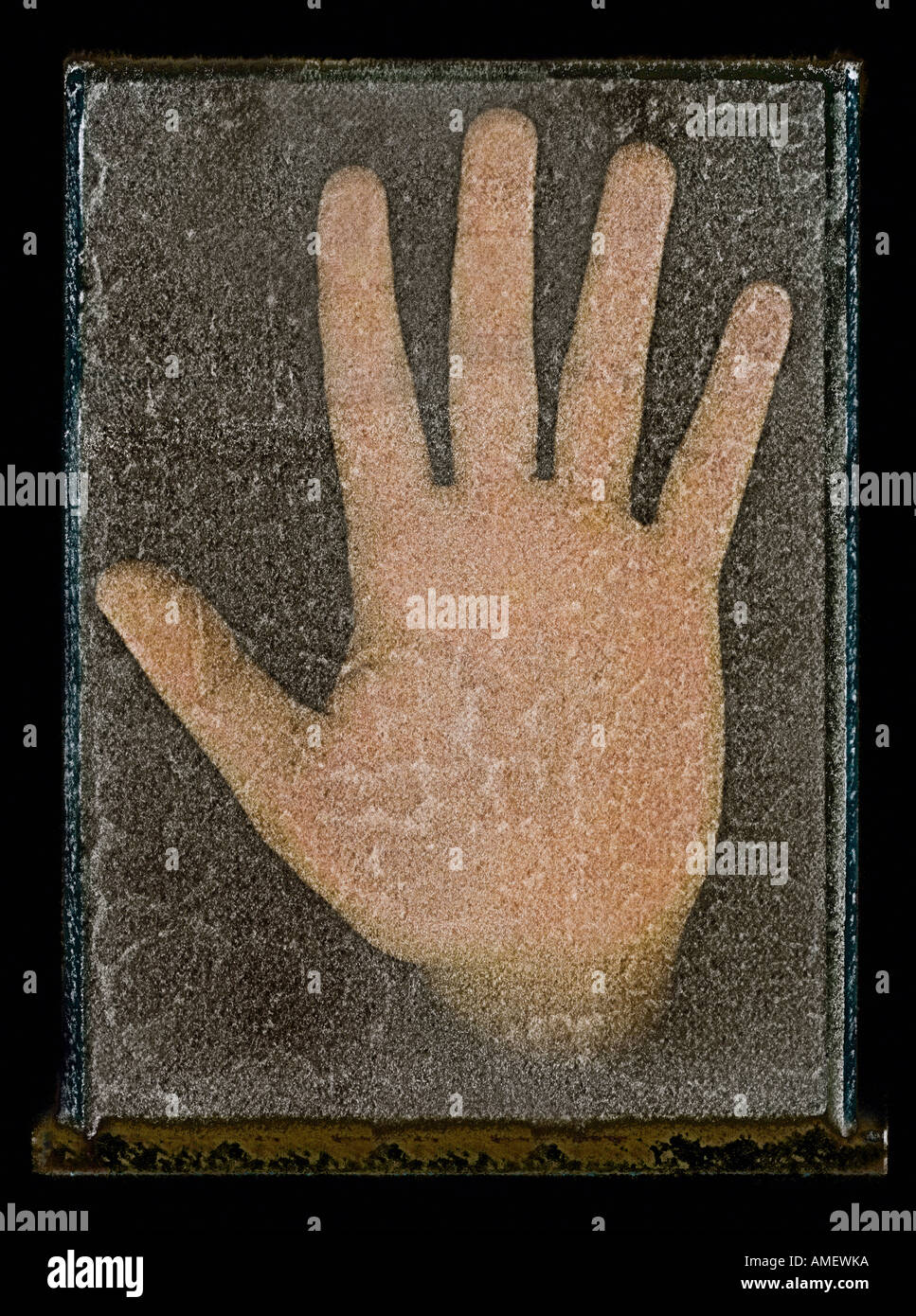 Impressed hand hi-res stock photography and images - Alamy