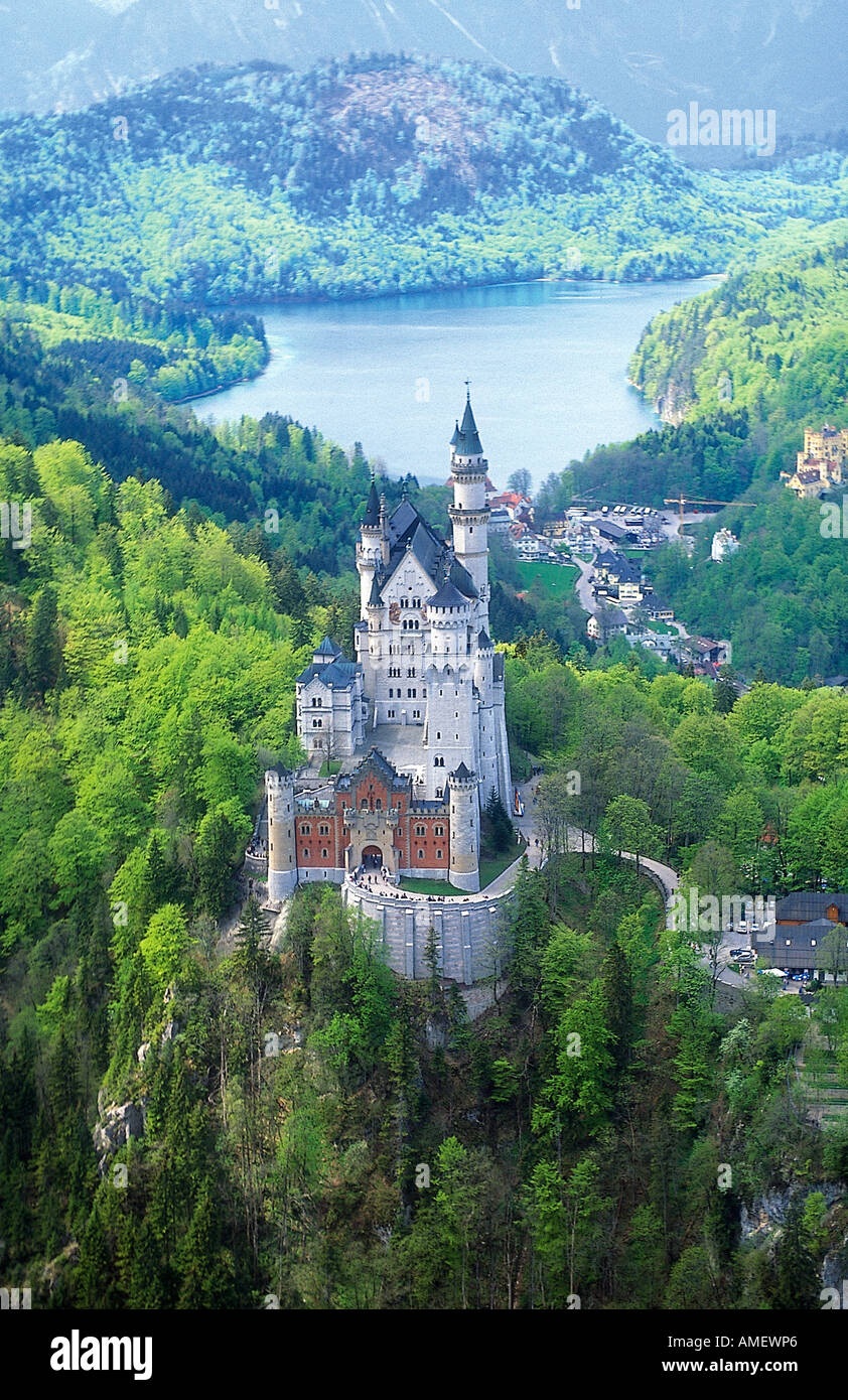 King Ludwig s castle built in the neo late romanesque style With its ...