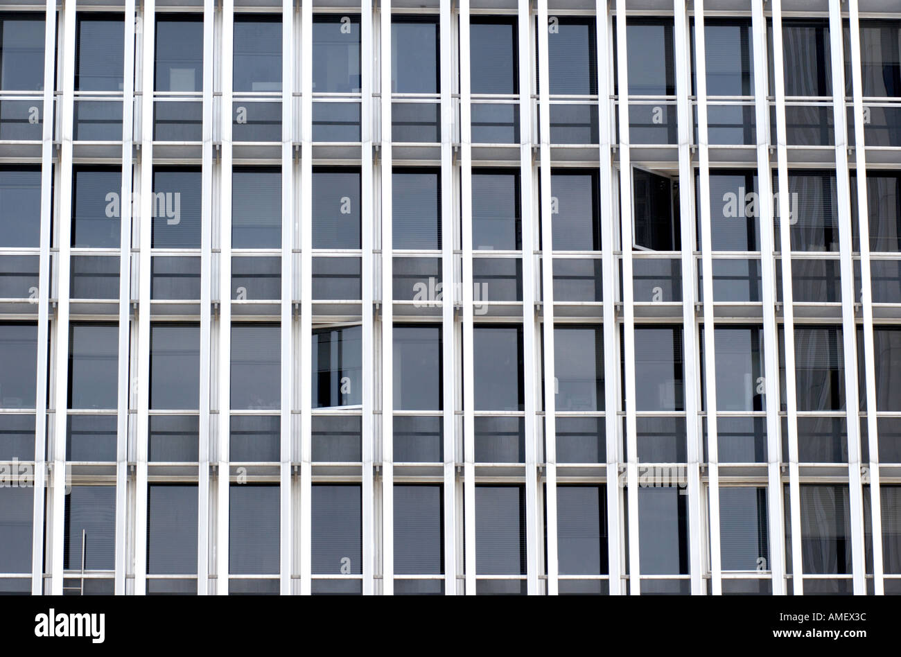 Detail of an office building at Madrid Spain Stock Photo - Alamy