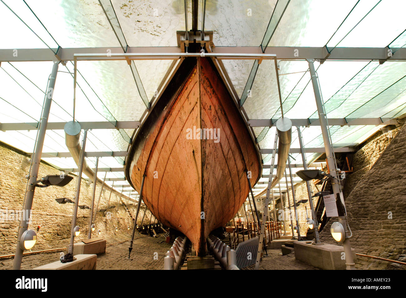 Hull the of SS Great Britain built by Victorian engineer Isambard ...