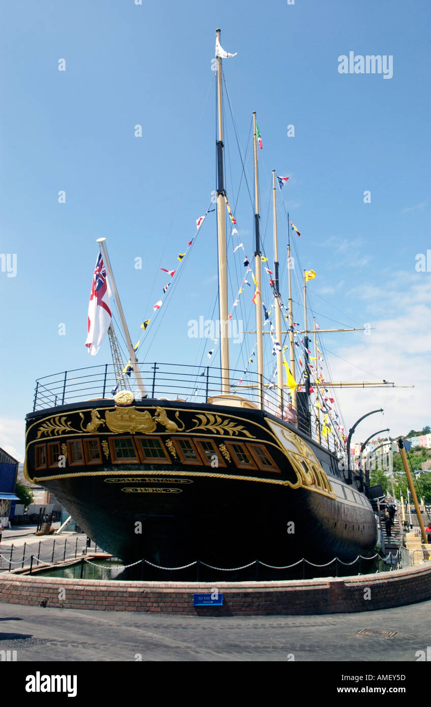 SS Great Britain built by Victorian engineer Isambard Kingdom Brunel ...