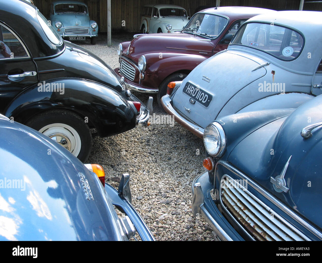 collection of various morris minors Stock Photo - Alamy
