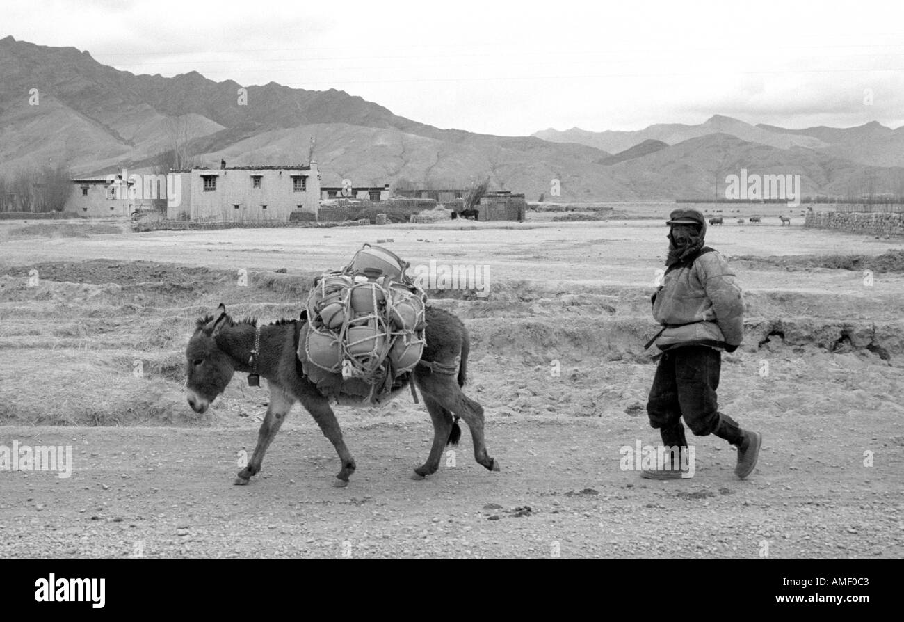 Tibet people and land Stock Photo - Alamy
