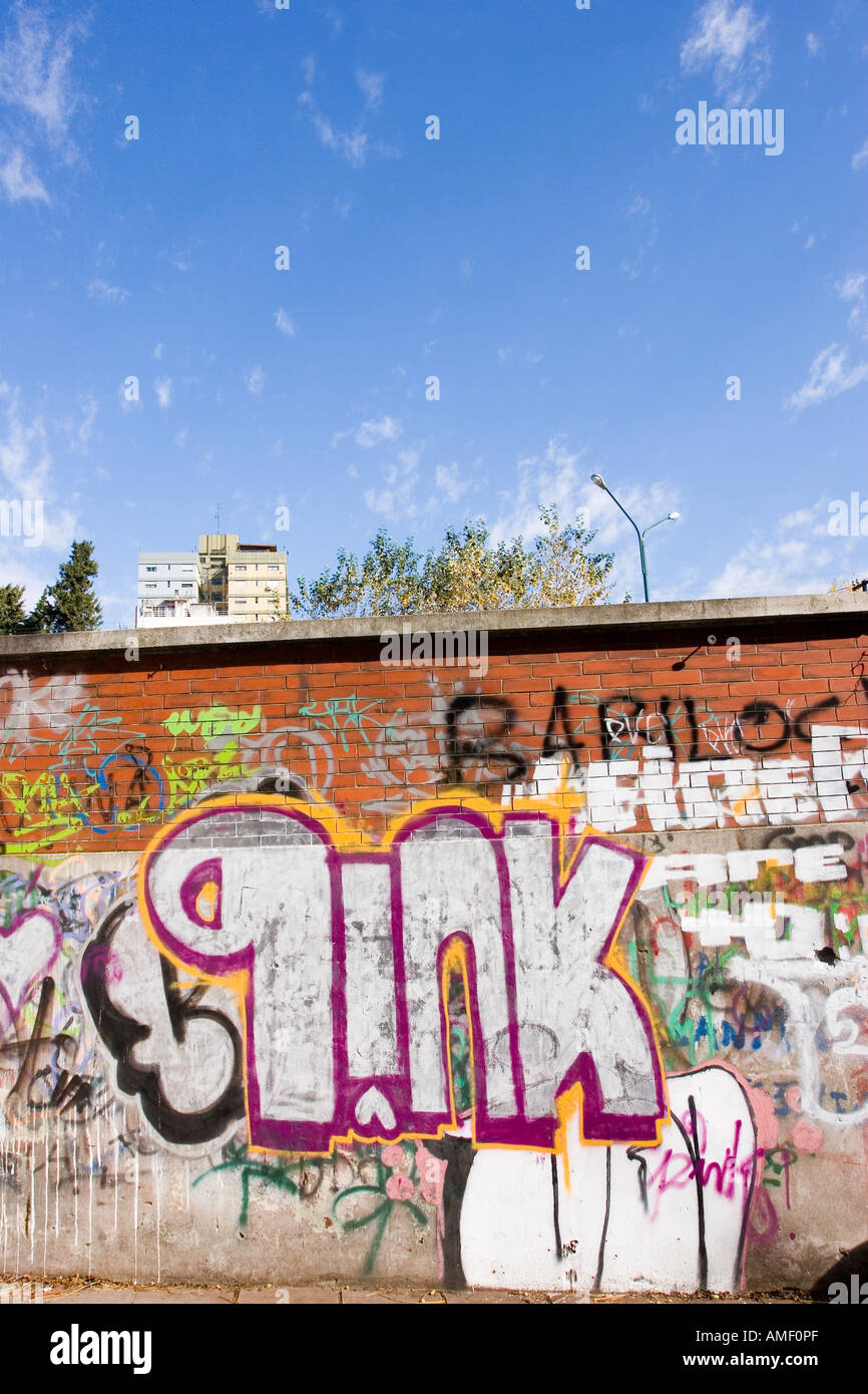 Negative graffiti on a wall hi-res stock photography and images - Alamy