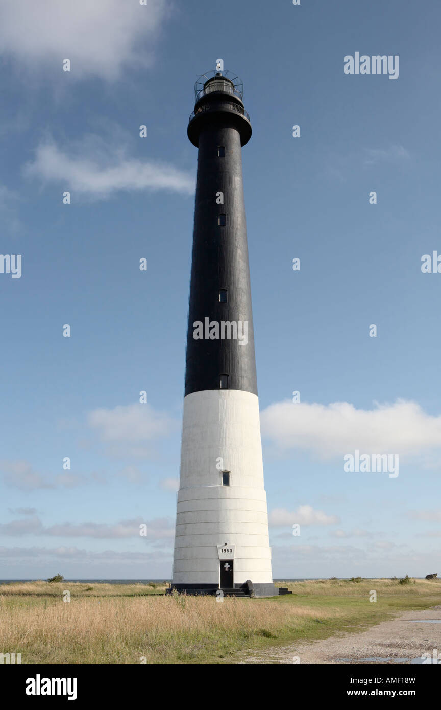 The Sõrve lighthouse, Sõrve peninsula, Saaremaa, Estonia Stock Photo ...