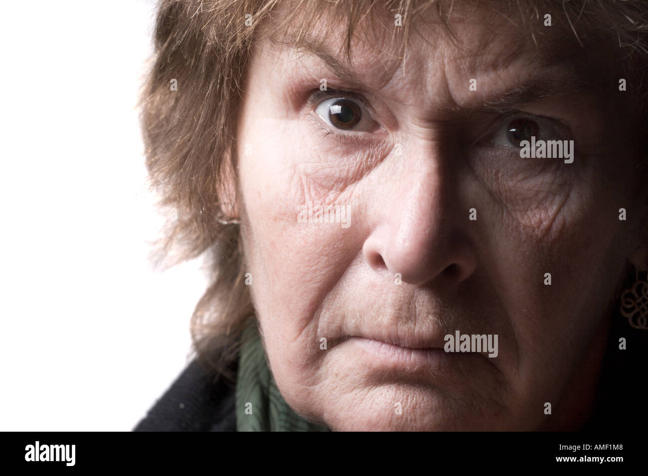 Strict looking woman hi-res stock photography and images - Alamy