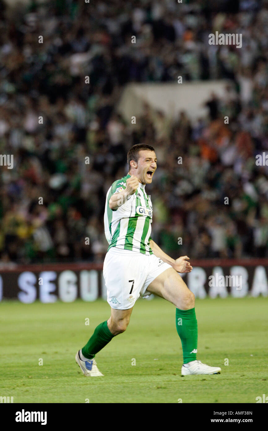 Varela celebrating a goal Stock Photo - Alamy