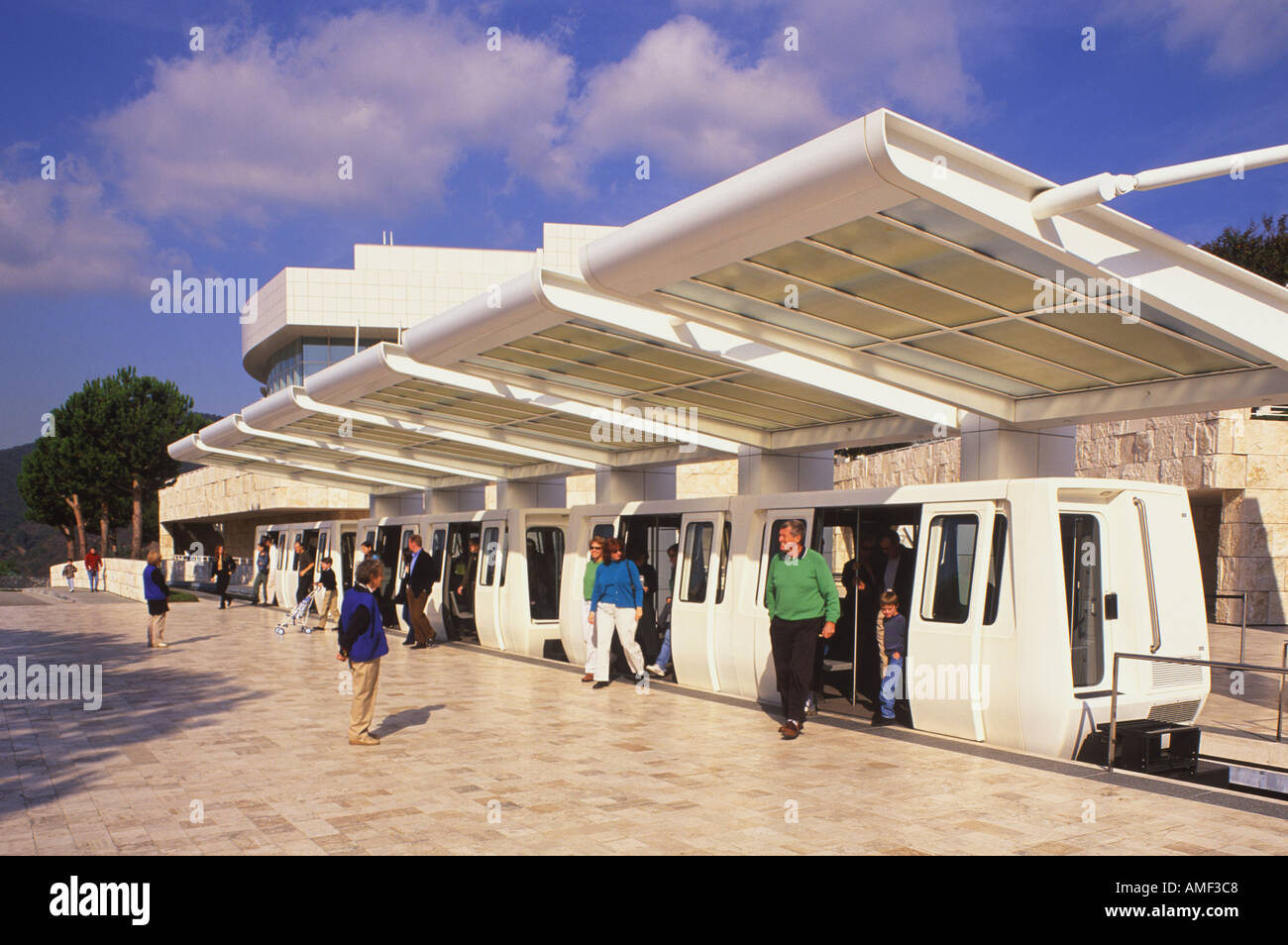 Getty center tram hi-res stock photography and images - Alamy