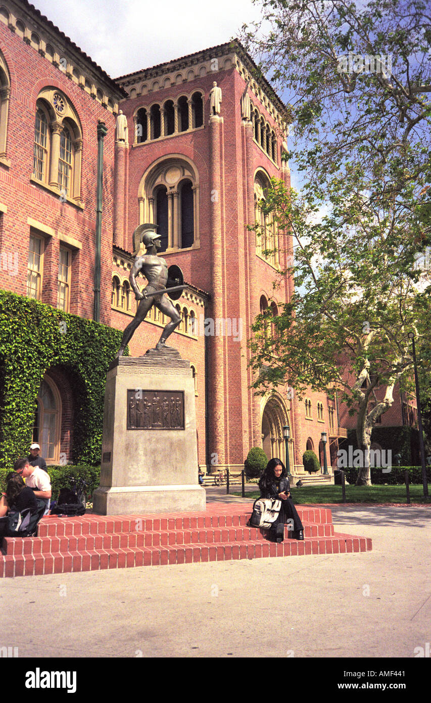 University of Southern California USC Tommy Trojan Los Angeles ...