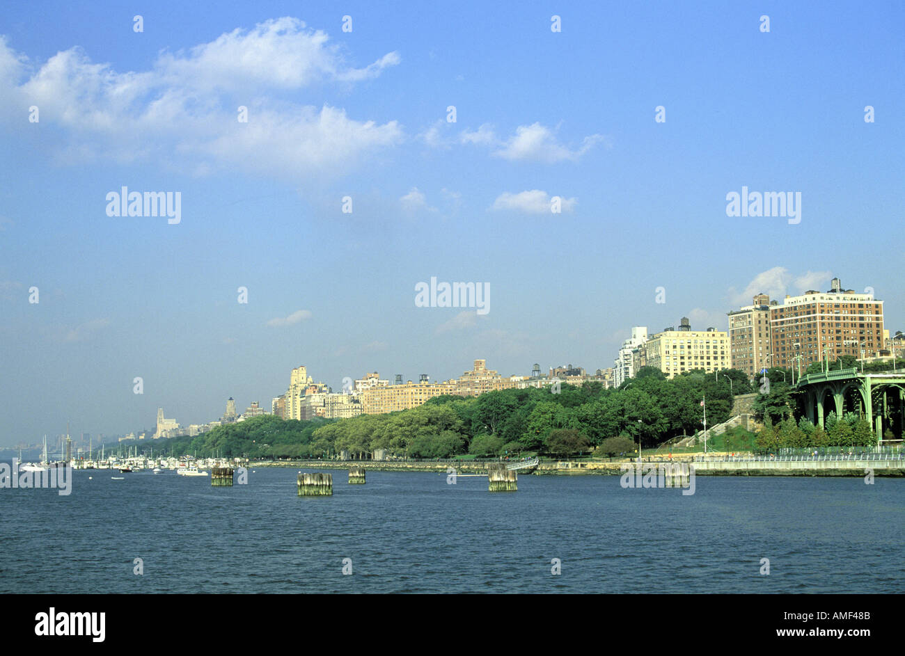 Riverside Park Hudson River Manhattan New York Stock Photo - Alamy