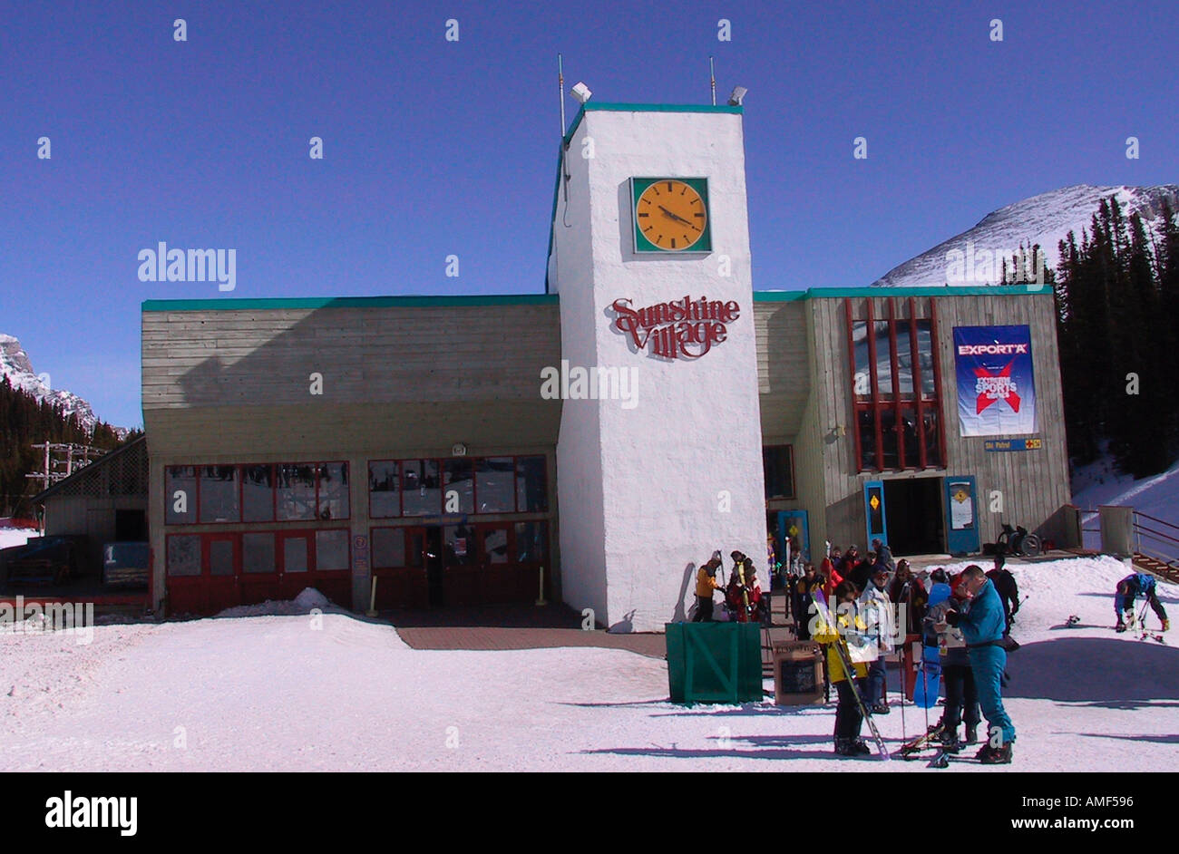 Sunshine Mountain Ski Resort Banff Alberta Stock Photo - Alamy