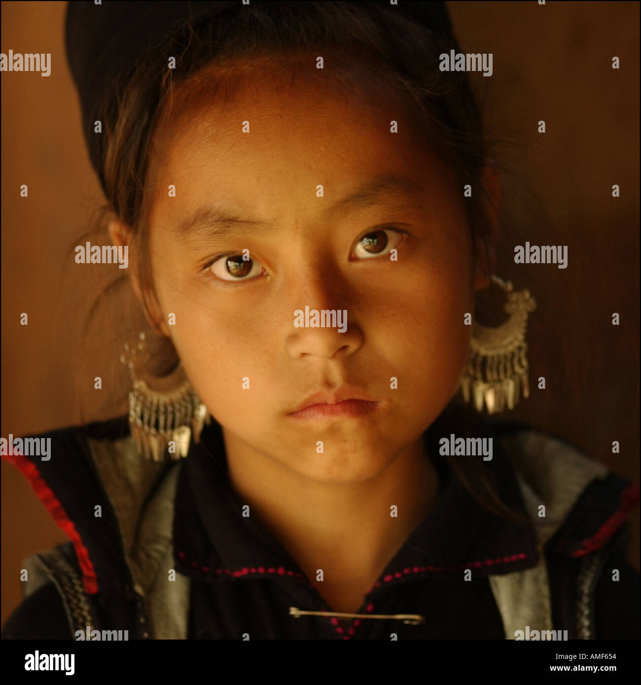 Ethnic face closeup landscape hi-res stock photography and images - Alamy
