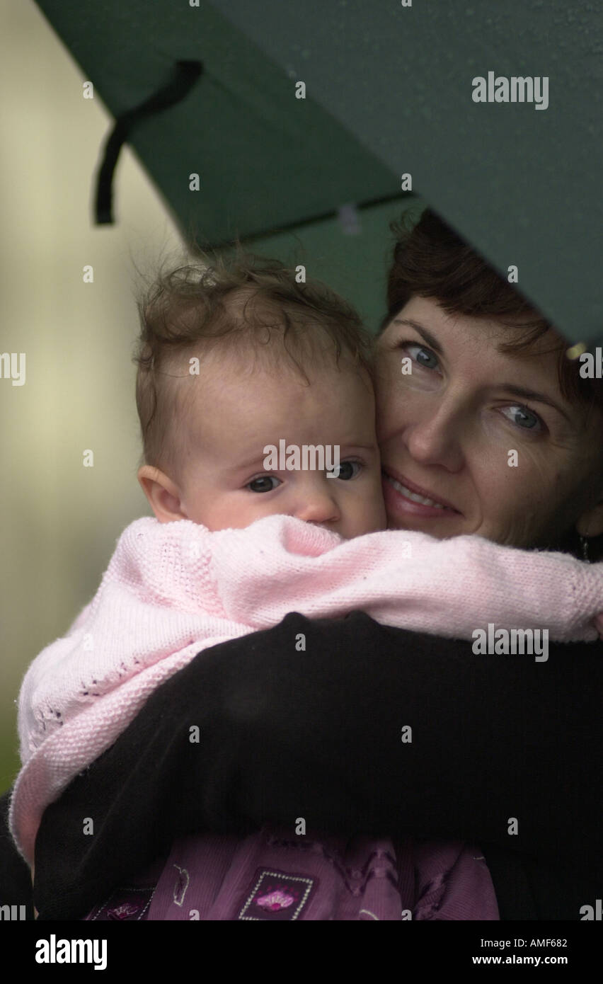 Baby and Mother in Florence Italy Stock Photo - Alamy