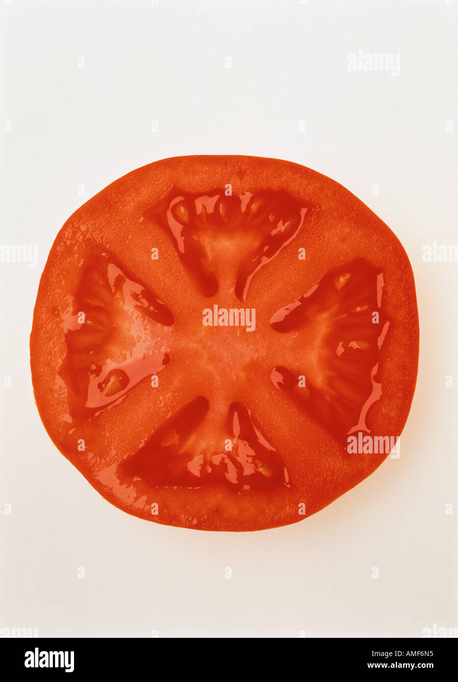 Cross Section of Tomato Stock Photo - Alamy