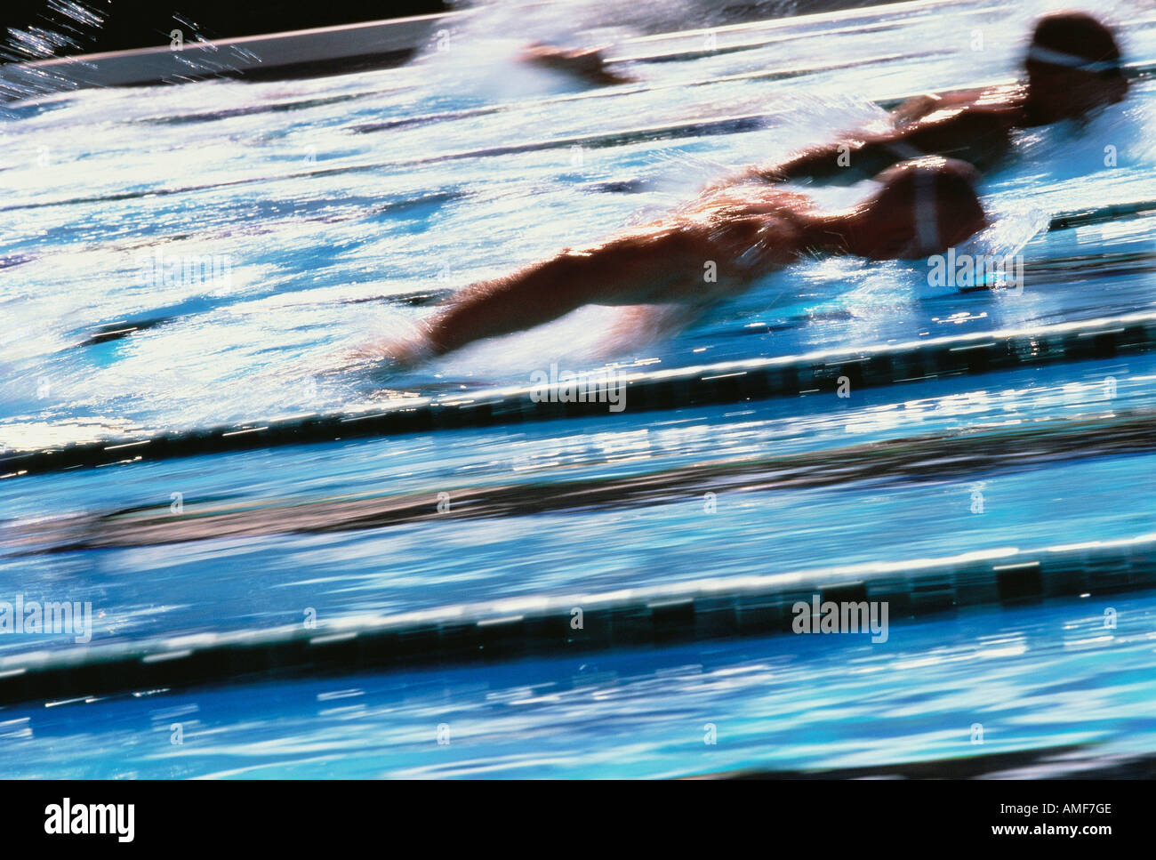Men swimming outdoors hi-res stock photography and images - Alamy
