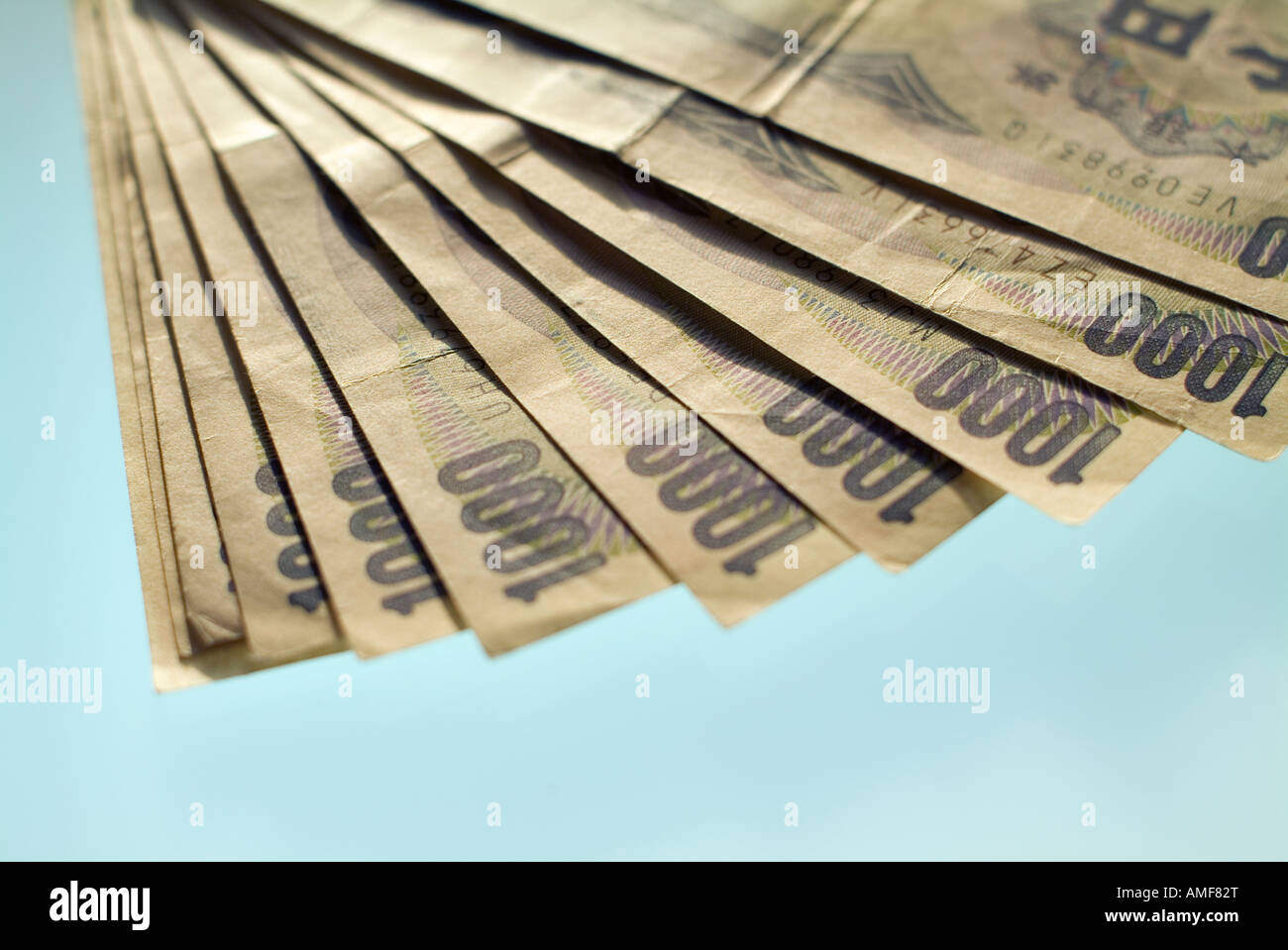 Close up of Yen bank notes (japanese currency Stock Photo - Alamy