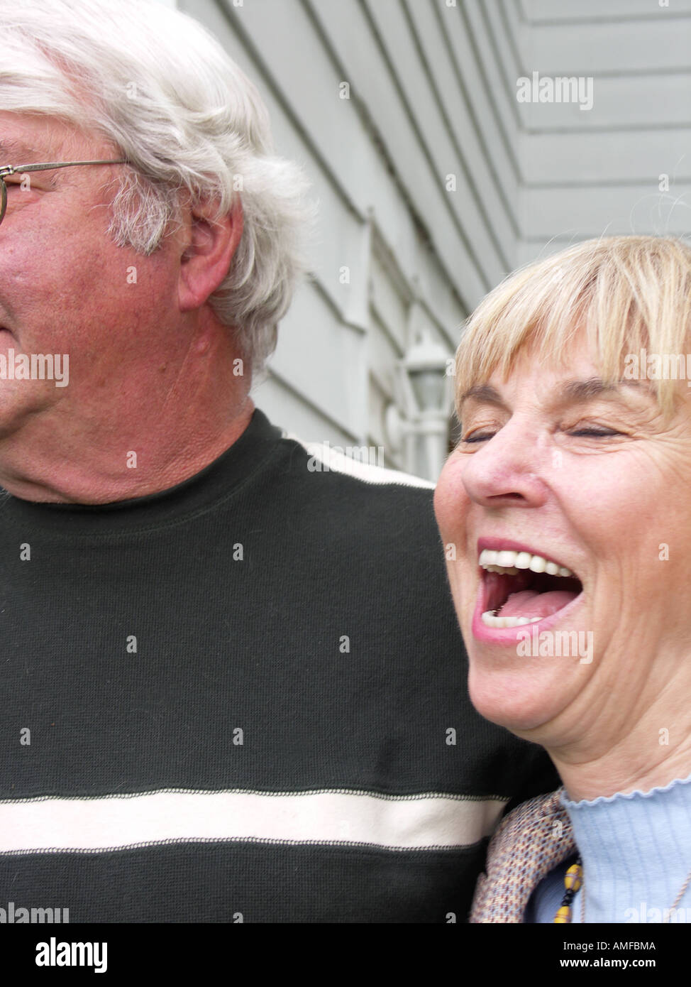 Female laughing mouth wide open hi-res stock photography and images - Alamy