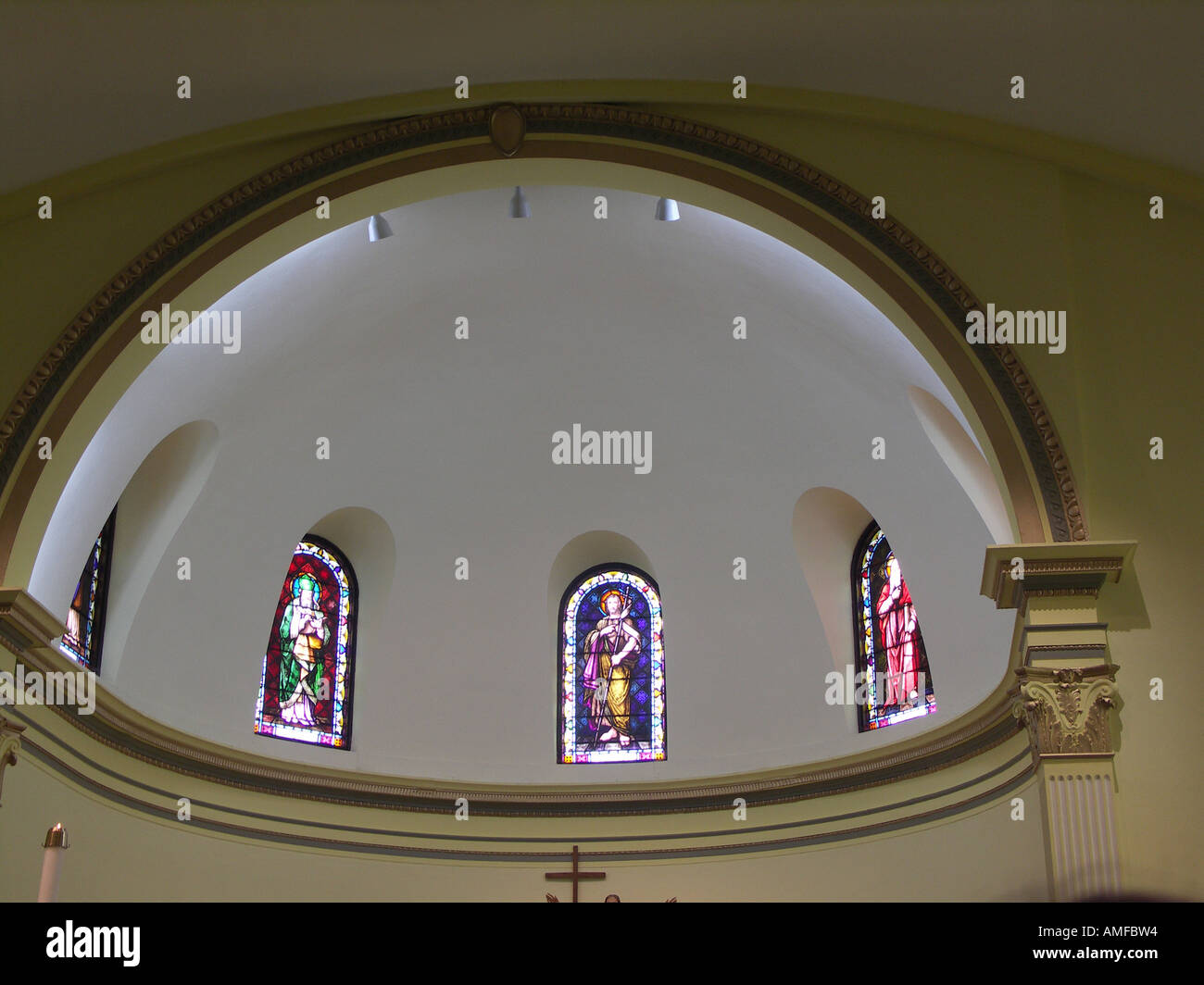 Tinted church windows hi-res stock photography and images - Alamy