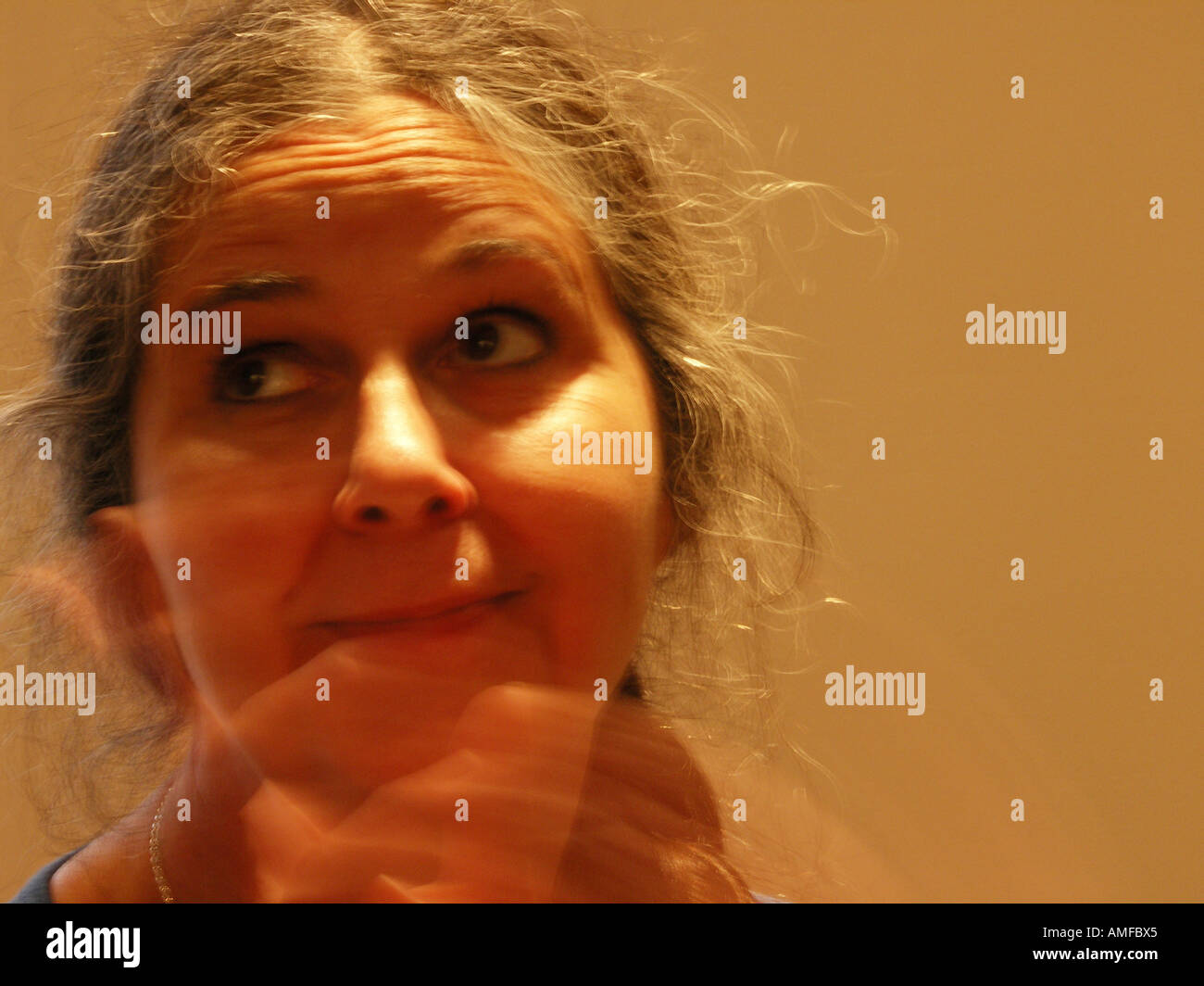 Shaking a Finger Stock Photo - Alamy