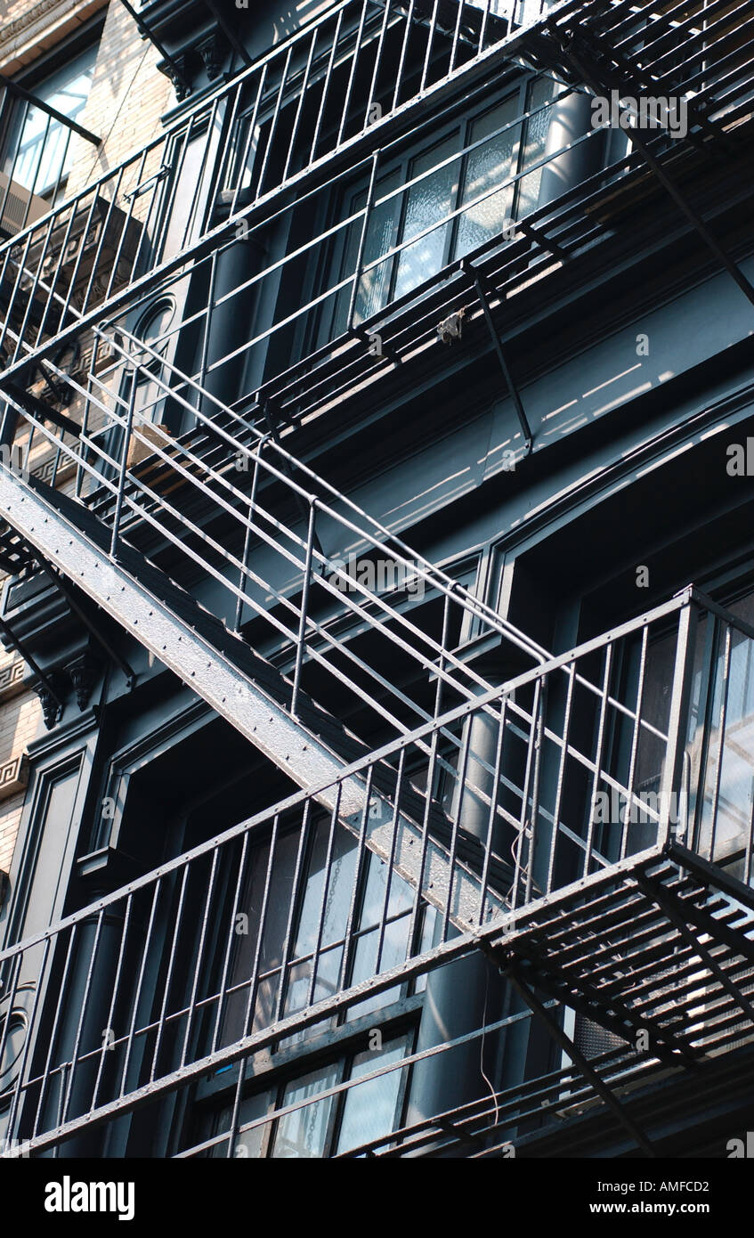 Fire Escape New York City Stock Photo - Alamy