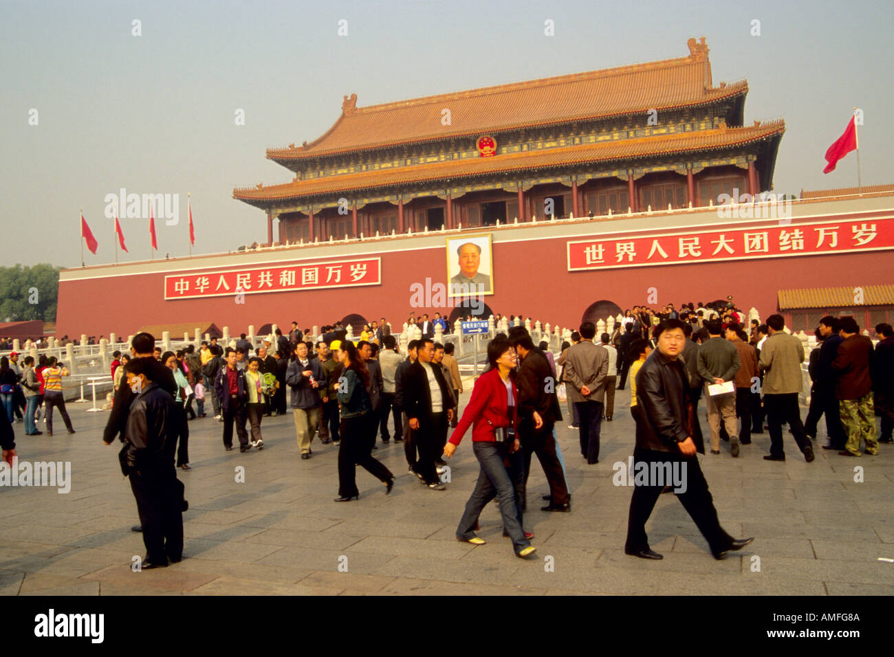 China Beijing Tiananmen Gate Stock Photo - Alamy