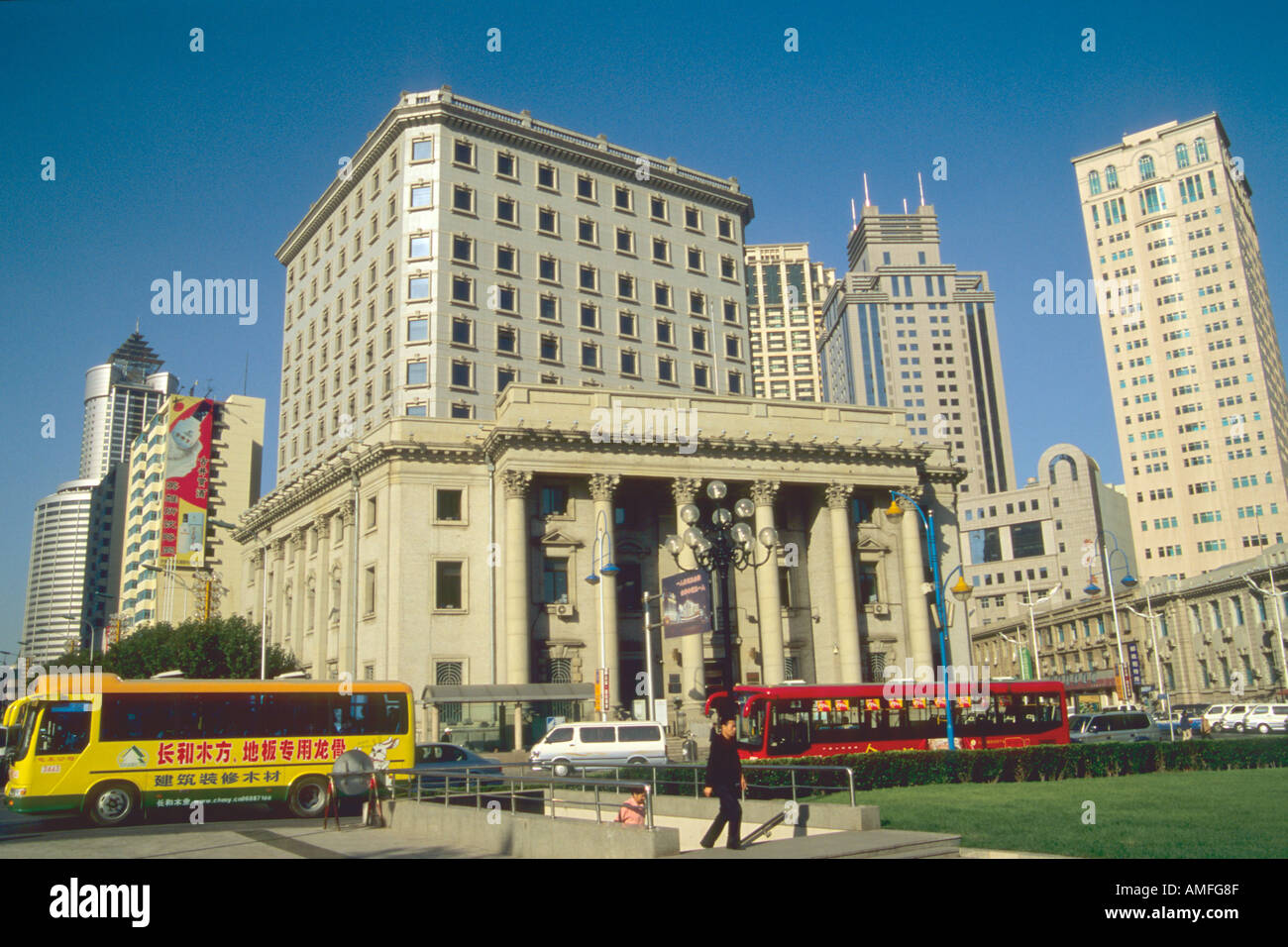 China Liaoning province Dalian Zhongshan Square Stock Photo - Alamy