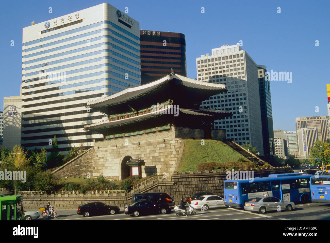 Korea Seoul South Gate Stock Photo - Alamy