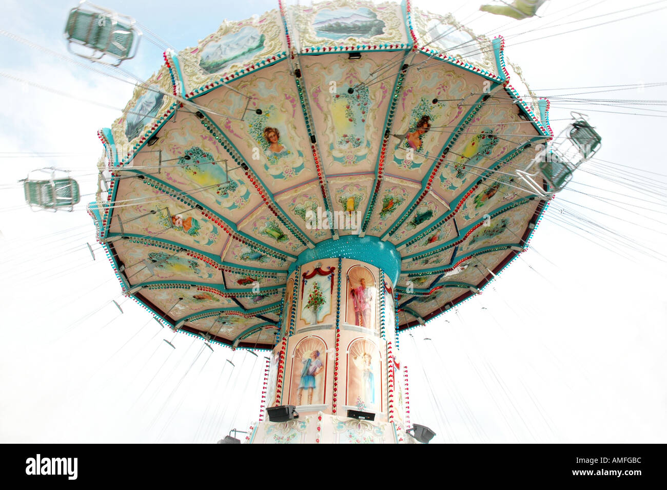 Carousel rotate rotation fun park hi-res stock photography and images ...