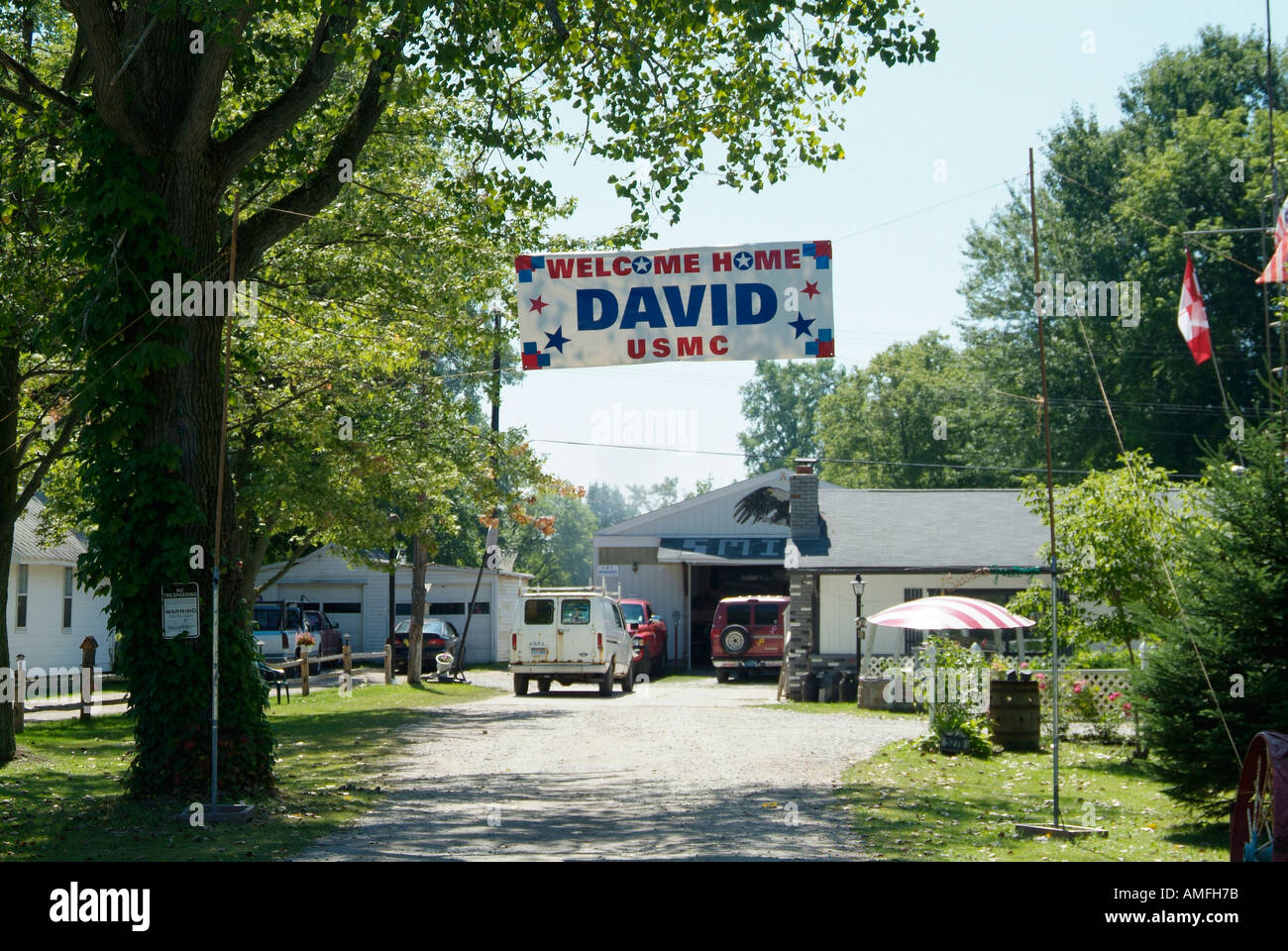 Welcome Home Soldier Sign High Resolution Stock Photography and Images ...