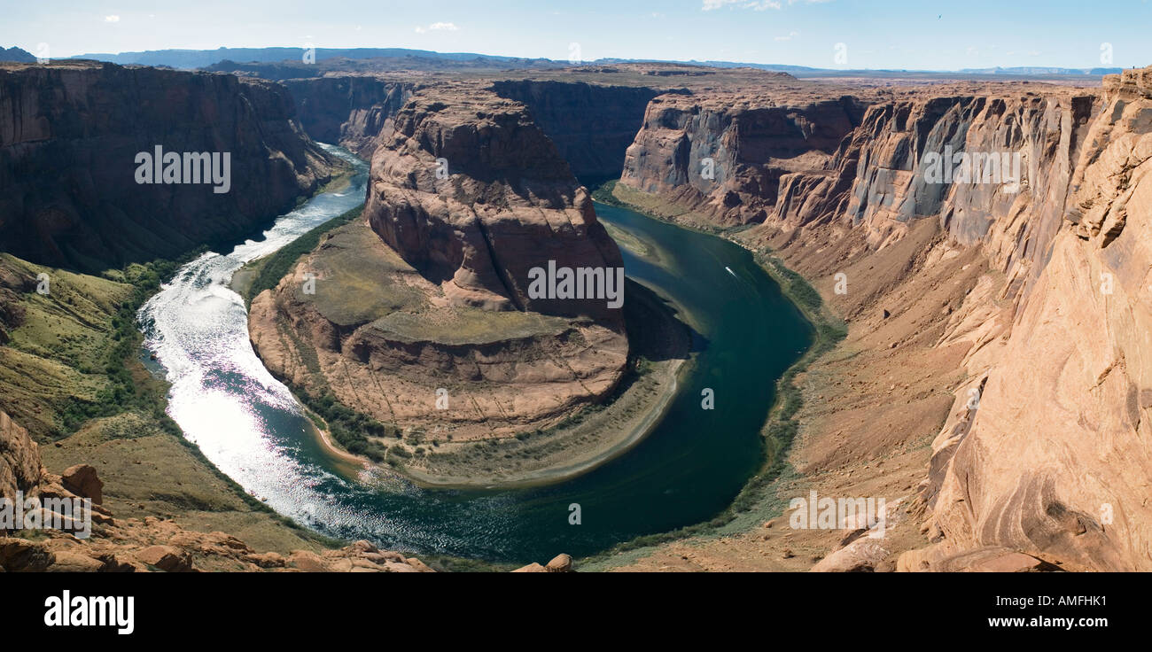 Horseshoe Bent on Colorado river Stock Photo - Alamy