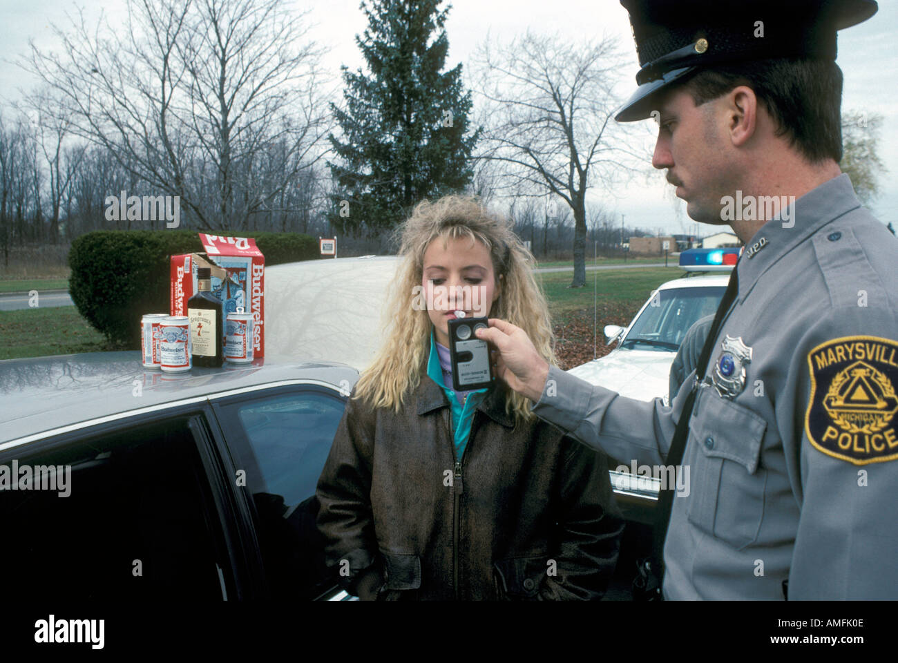 High school teenagers arrested by police for drinking alcohol while ...