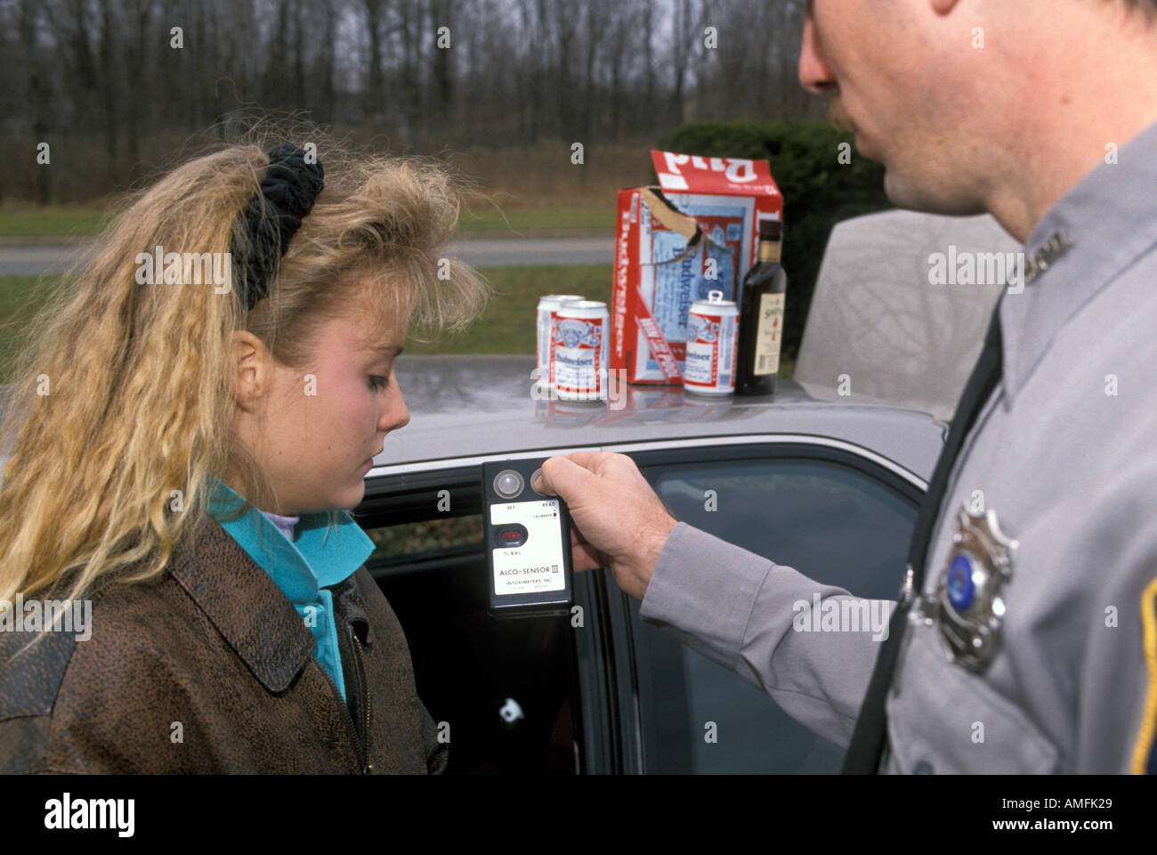 High school teenagers arrested by police for drinking alcohol while ...