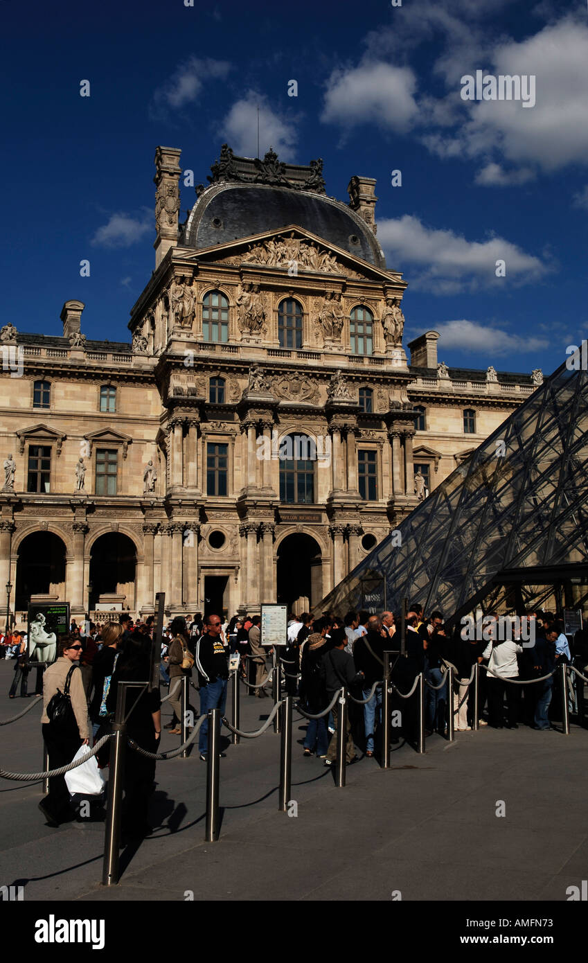 Palais du Louvre museum Paris France Europe Stock Photo - Alamy